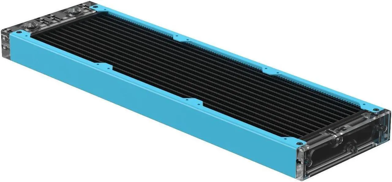 PrimoChill 360SL (30mm) EXIMO Modular Radiator, Clear Acrylic, 3x120mm ...