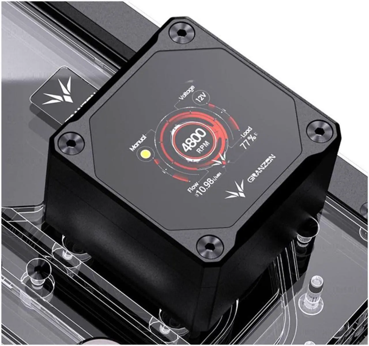 Bykski Distro Plate - Lian Li PC-011 Dynamic XL - PMMA w/ 5v ...