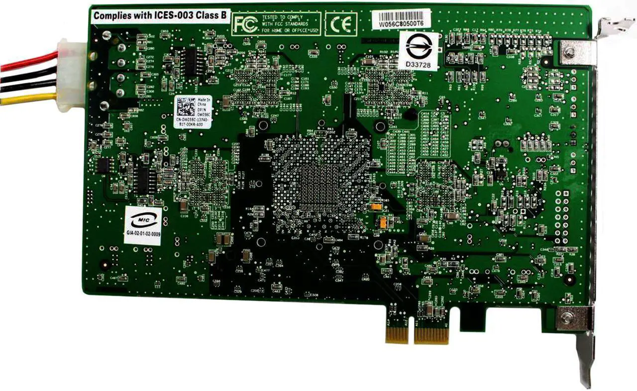 Dell Nvidia Ageia PhysX 128MB DDR3 PCIe x1 Accelerator Video Card W056C ...