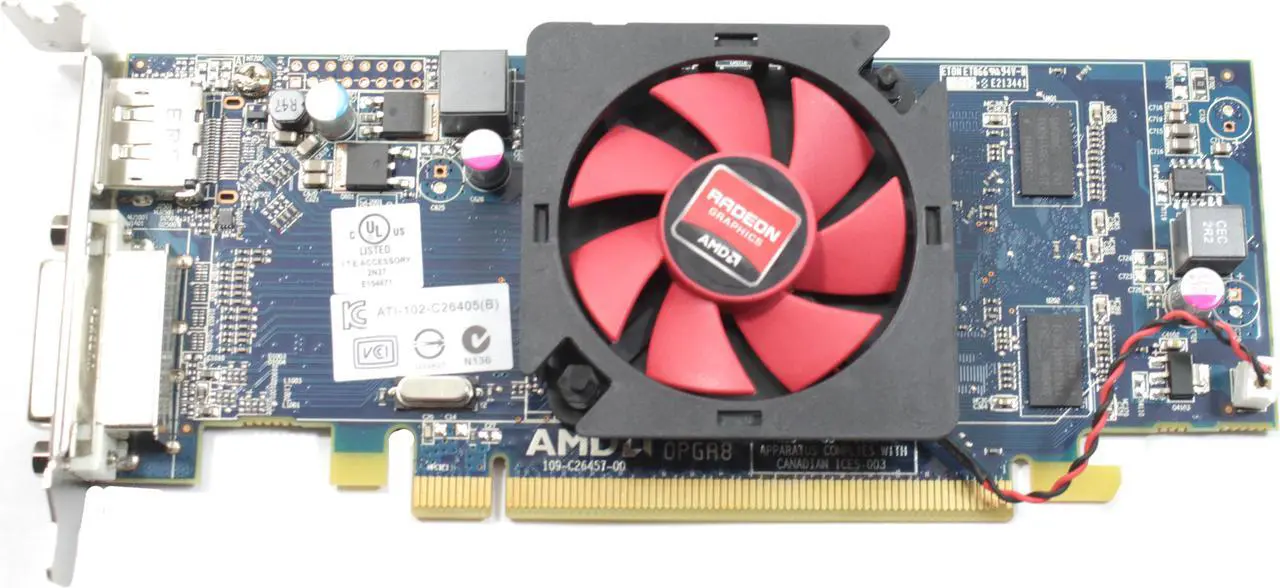 Dell AMD Radeon HD6450 1GB GDDR3 Video Graphics Card 0WH7F 109-C26457 ...