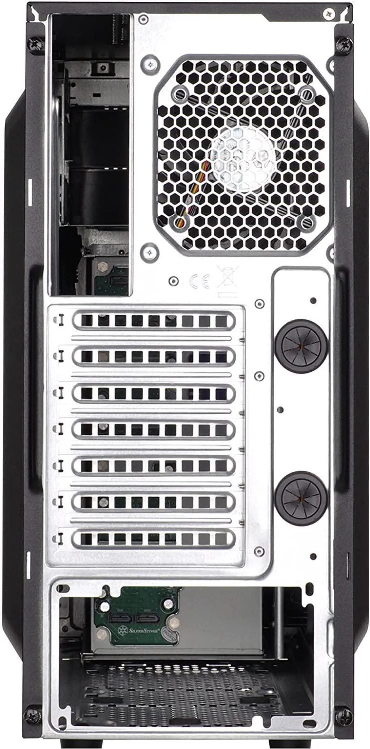 Silverstone Technology CS380B Silverstone DIY ATX NAS Storage Case with ...