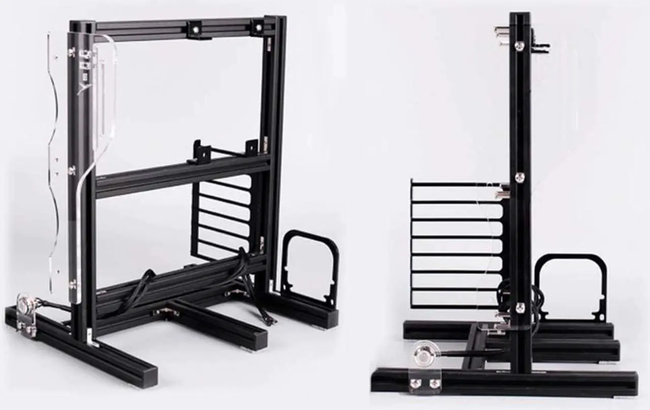 Zyyini DIY Computer Motherboard Case Rack, DIY ATX/M-ATX/ITX Open ...