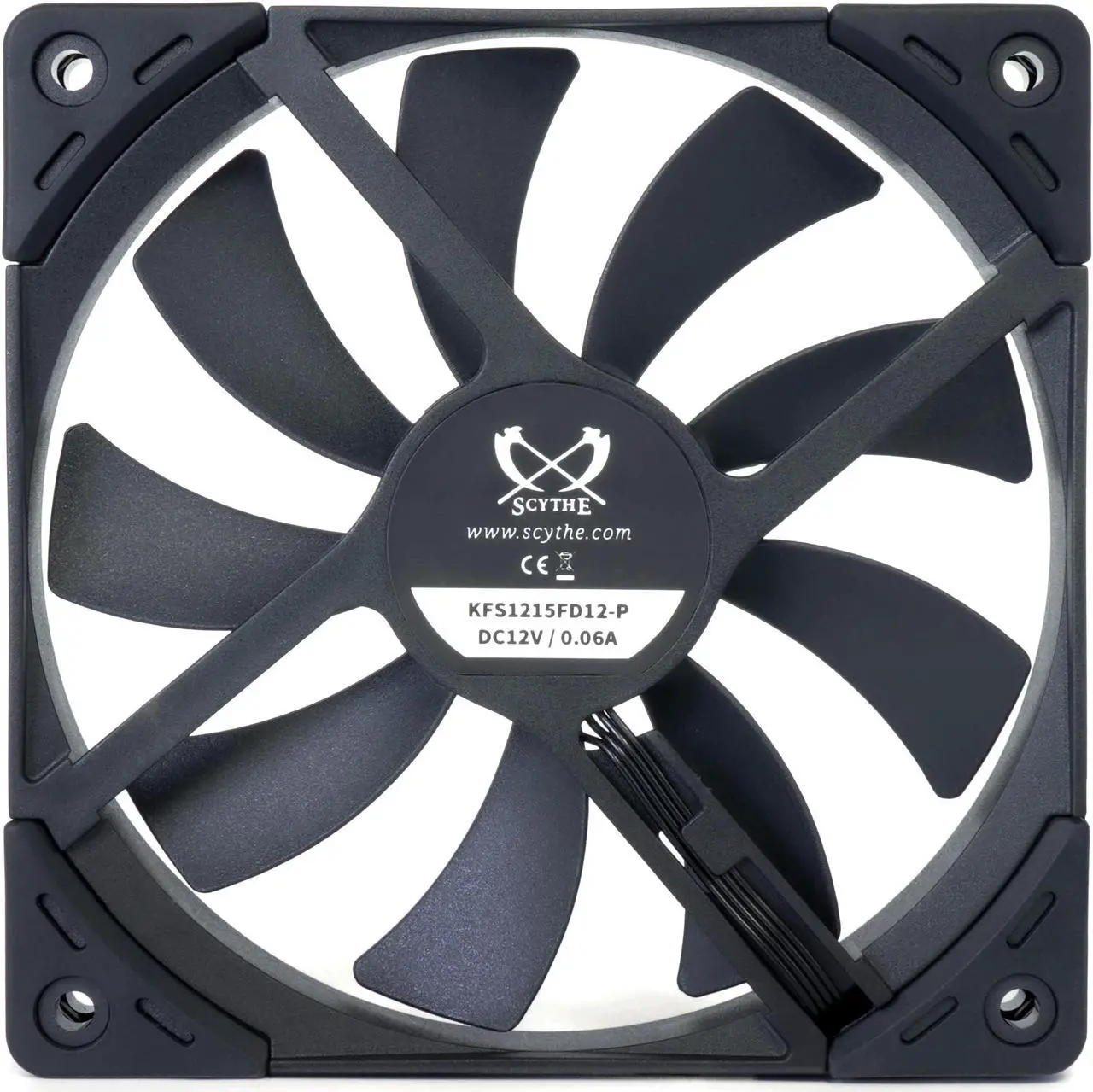 Scythe Kaze Flex II 120 Slim PWN - 1500 RPM, 120mm x15mm Premium Quiet ...