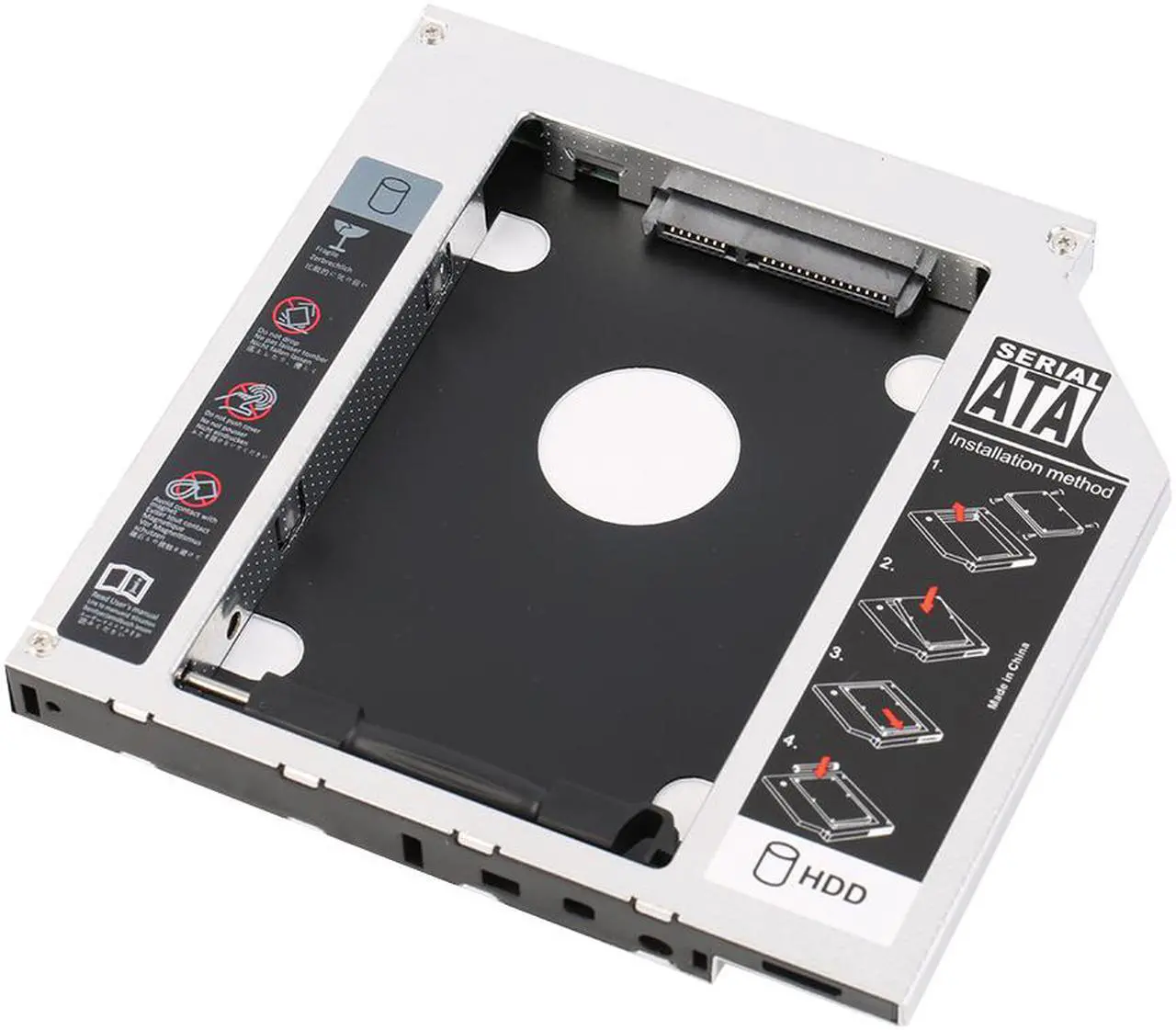 New Hard Drive Caddy Serial ATA Hard Drive Disk HDD SSD Adapter Caddy ...