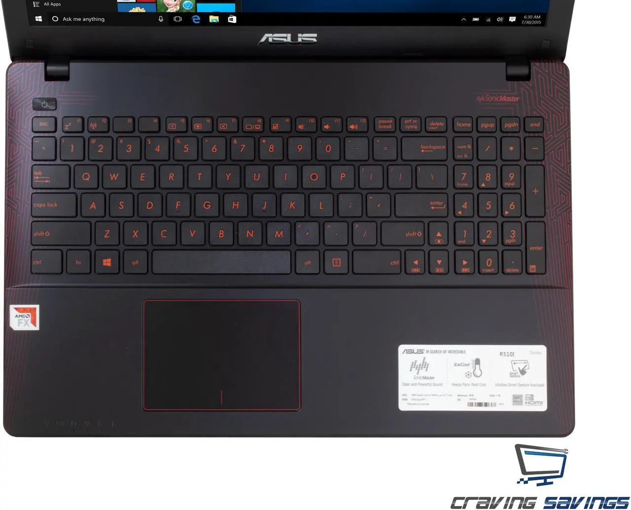 Refurbished: ASUS VivoBook R510IK 15.6" Full HD Notebook, AMD Quad-Core ...