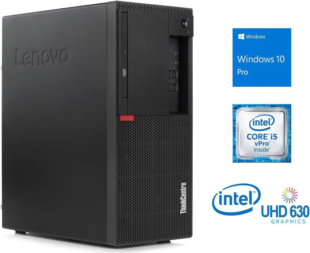 Refurbished: Lenovo ThinkCentre M910t Desktop, Intel Core i5-6500 Upto ...