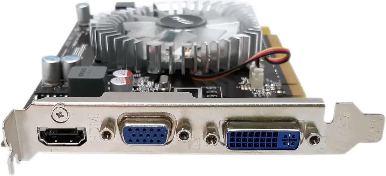 Refurbished: MSI NVidia GeForce GT 220 1 GB DDR2 PCIe x16 VGA/DVI/HDMI ...