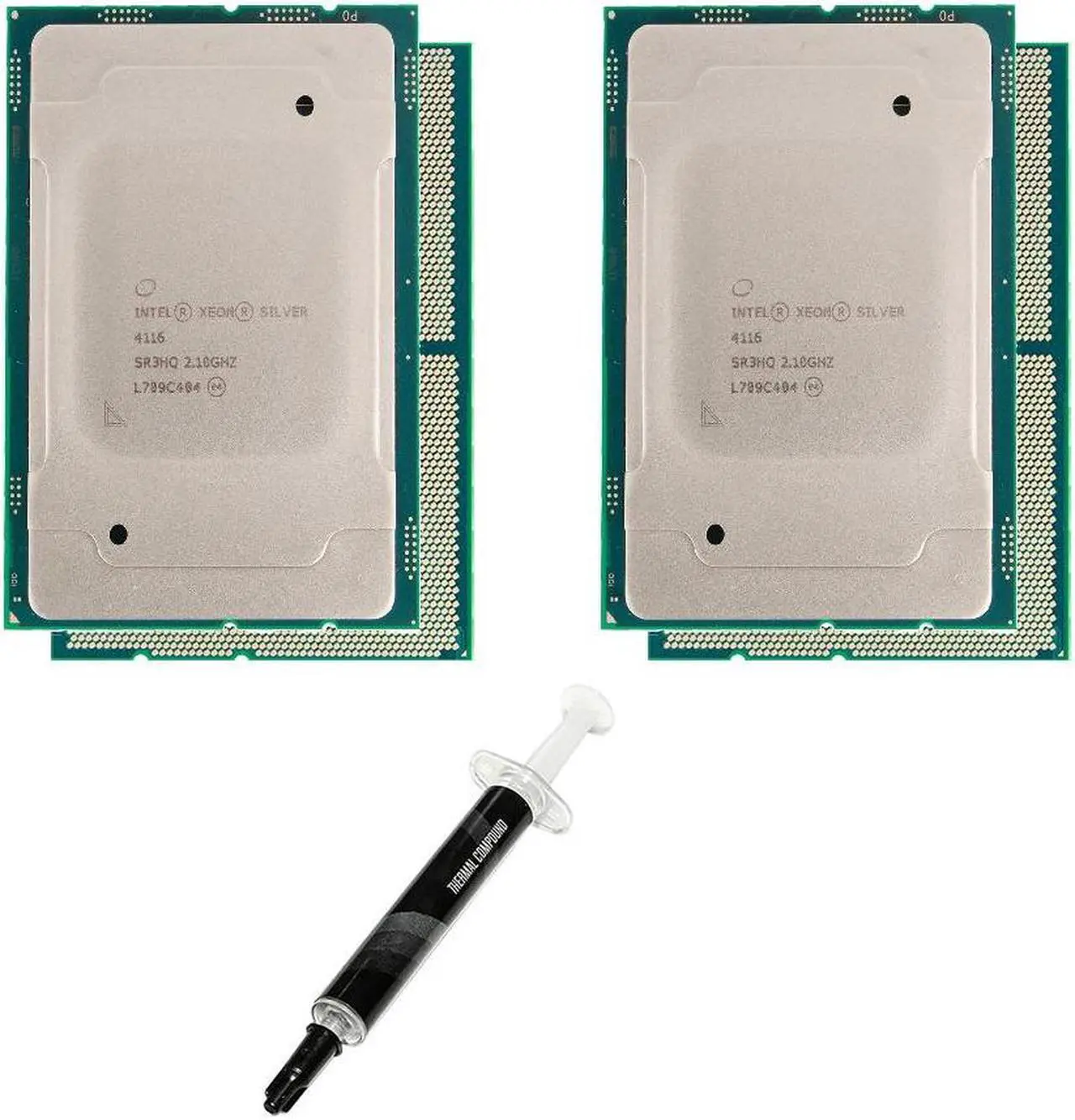 Matched Pack of 2 Intel Xeon Silver 4116 Processor 12-Core, 2.10 GHz ...