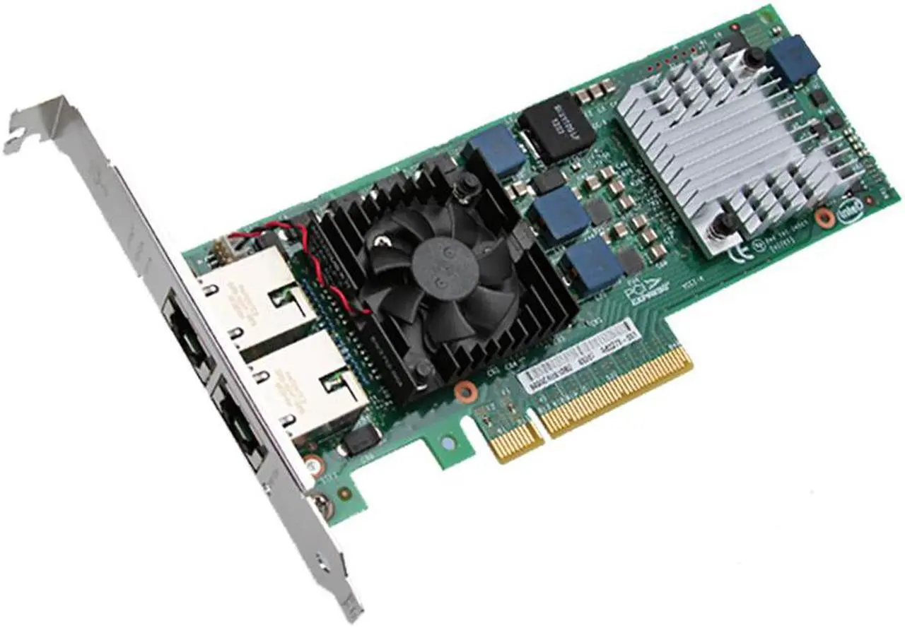 Intel X520-T2 PCI-E Dual Port 10GbE Copper Ethernet NIC Server Adapter ...