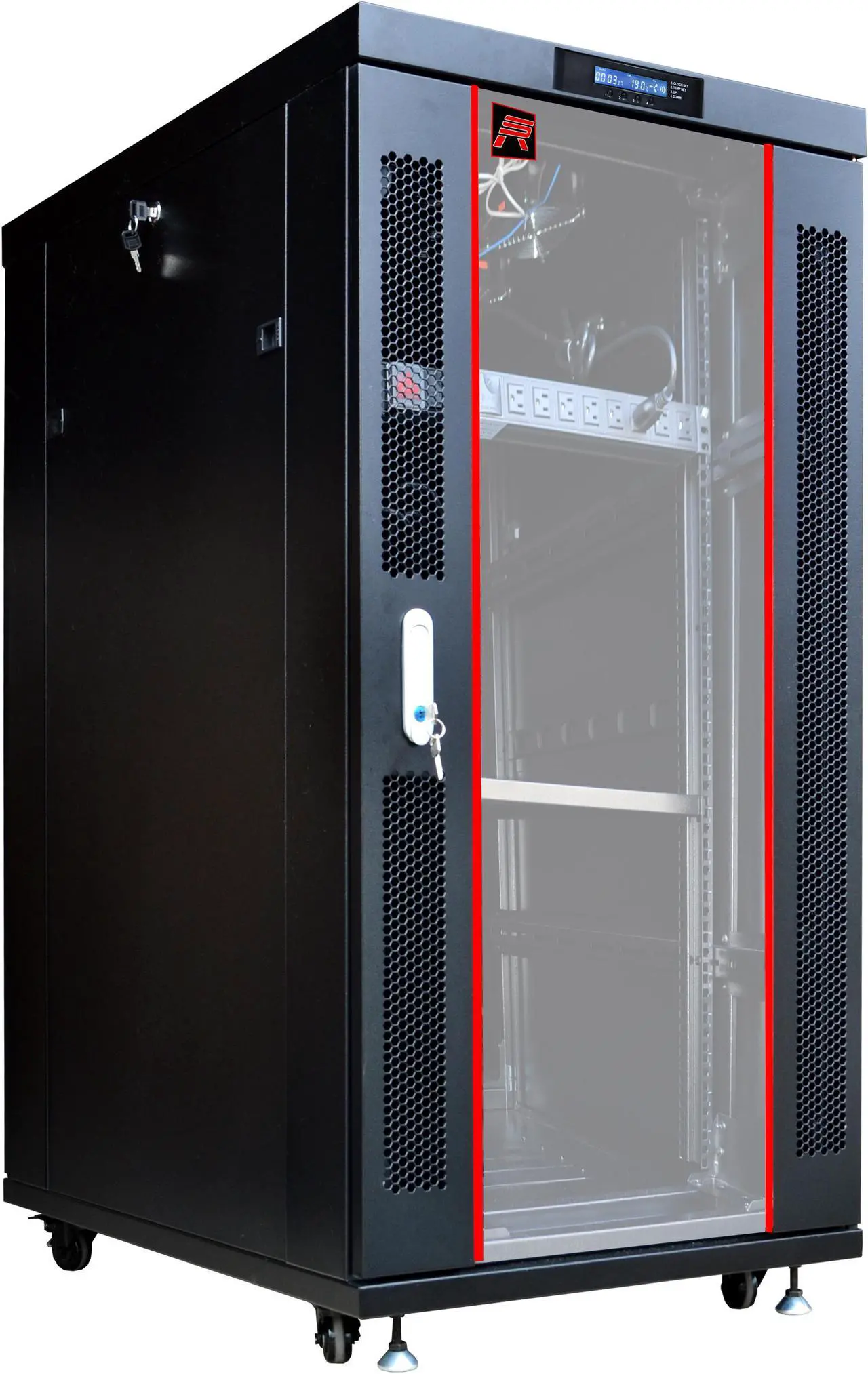 Sysracks 18U 32" Deep Server IT Telecommunication Network Data Rack ...