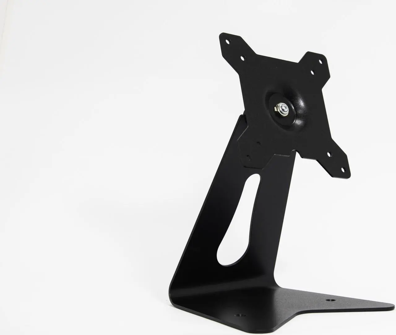 360 Degree Black Pivot Table Stand for Tablets /Small Monitors. Vesa ...