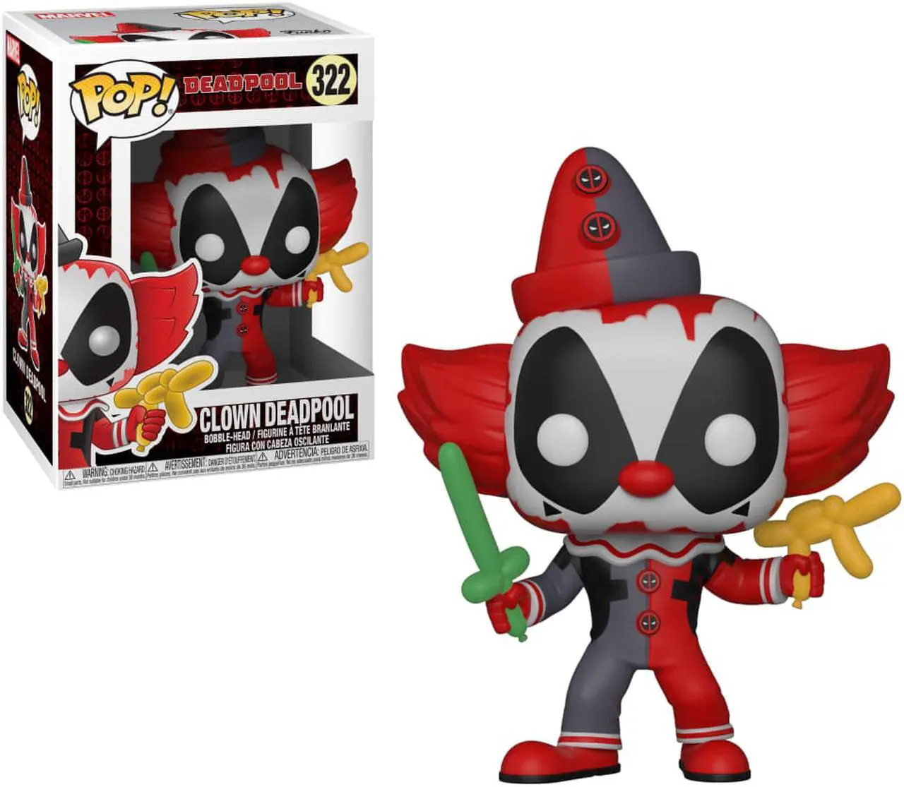Pop! Marvel: Deadpool Playtime-deadpool Clown (Funko) - Newegg.com