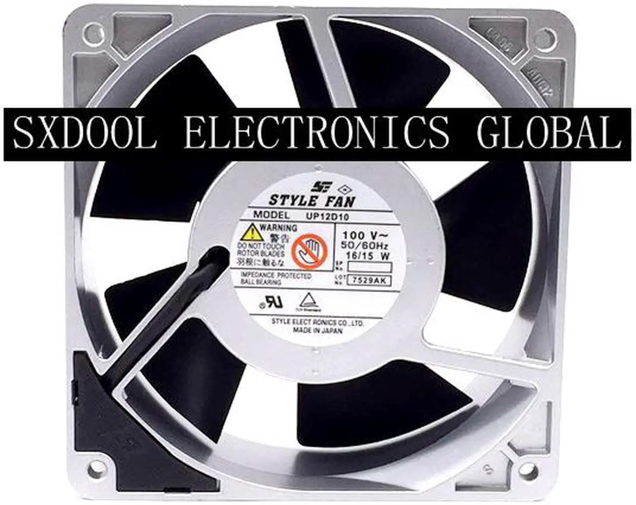 For STYLE FAN UP12D10 AC 100V 16/15W 120x120x38mm 12cm Server Cooler ...