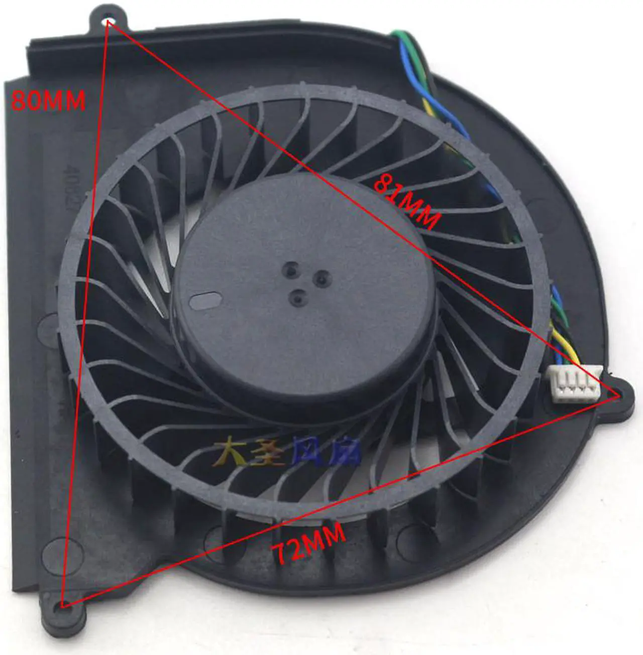Electronics BUC0812VD-02 DC 12V 1.60A Turbo Cooling Fan All-In-One Fan ...