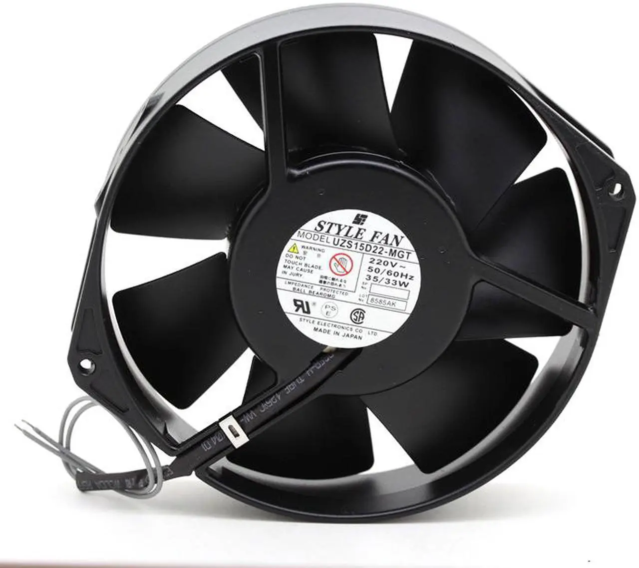 15cm AC all-metal Style Fan UZS15D22-MGT 220V 50 60 Hz 35 33W 150*38mm ...