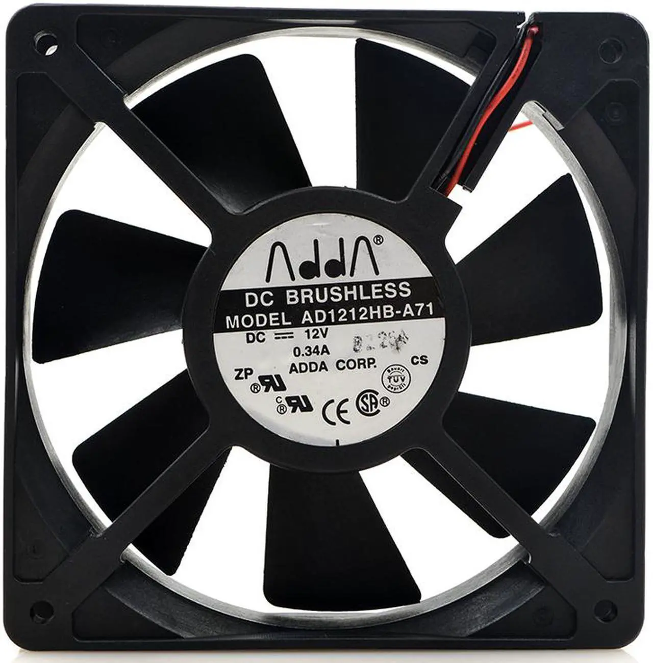 12cm ADDA AD1212HB-A71 120*120*25mm DC 12V 0.34A 2wire case cooling fan ...