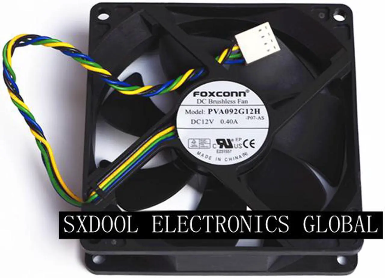 New Foxconn PVA092G12H 9CM 9025 9225 DC12V 0.40A 4-pin PWM high-volume ...