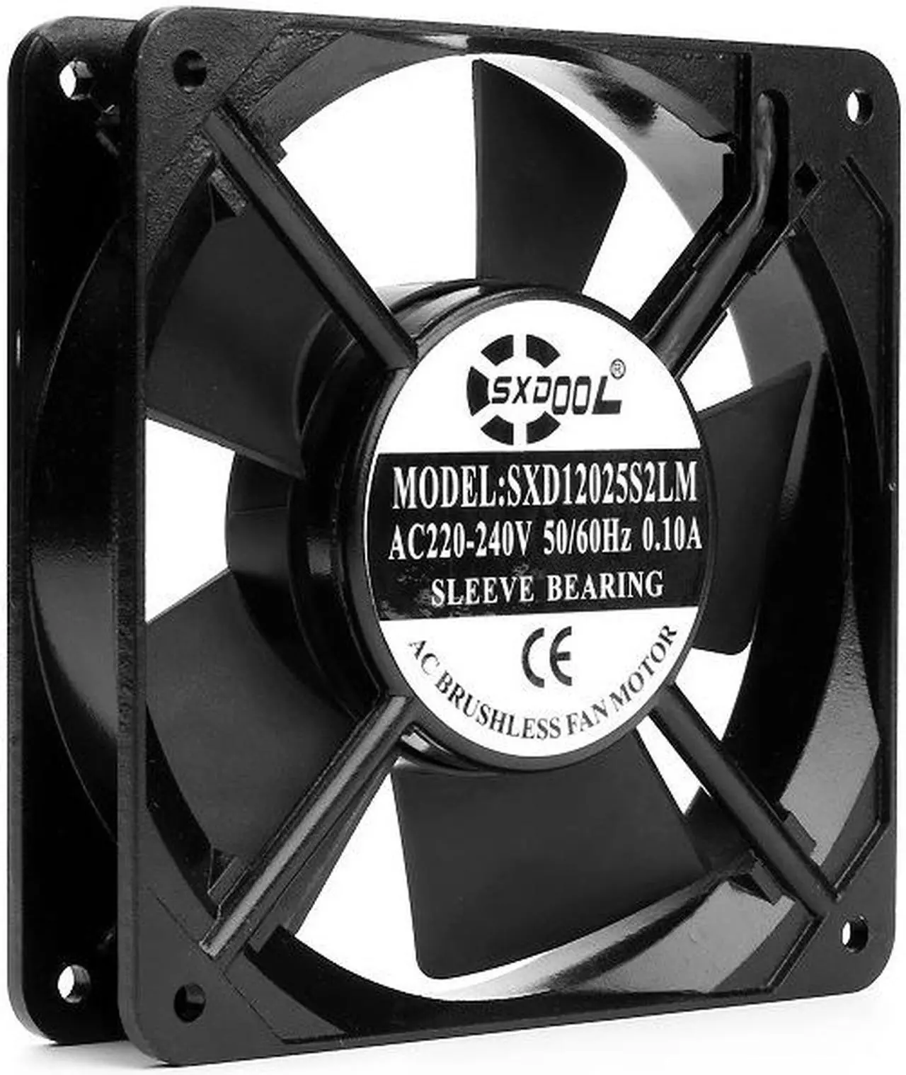 SXDOOL SXD12025S2LM AC 220/240V 120mm Fan Metal frame 12cm AC cooling ...