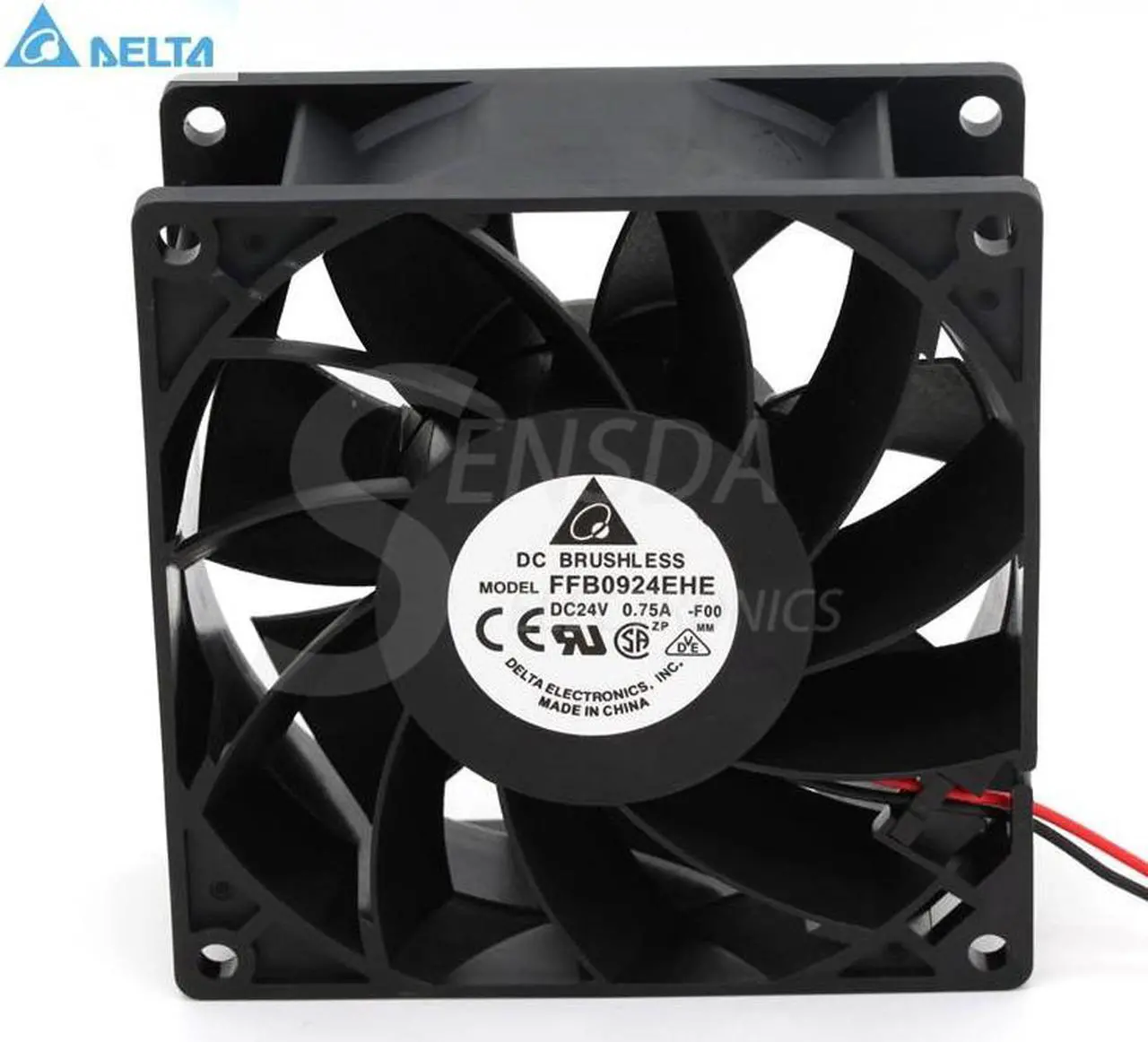 Delta FFB0924EHE 9238 90mm 92mm DC 24V 0.75A 2-wire -pin server ...