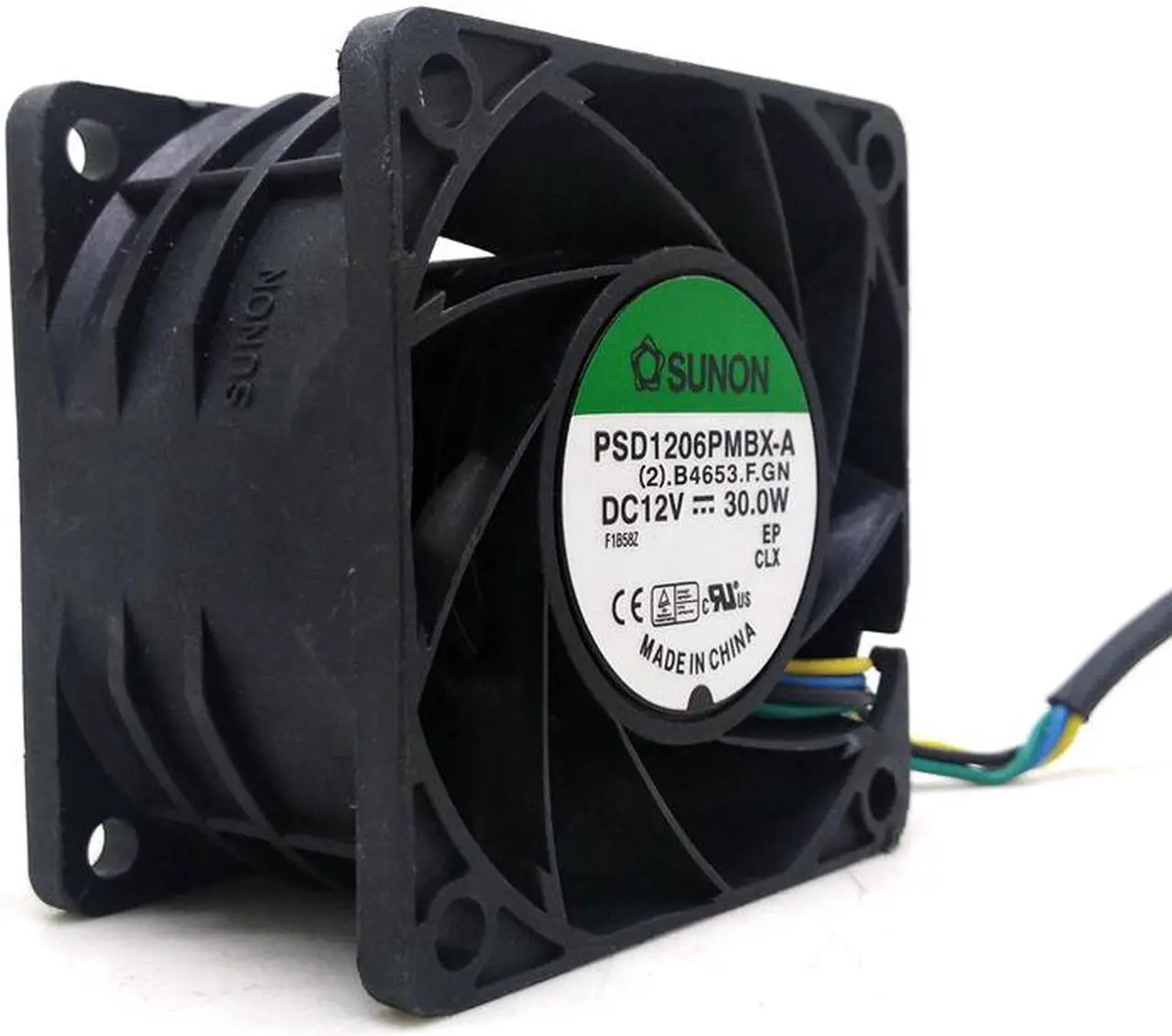 sunon PSD1206PMBX-A PWM Temperature Control 6CM 6038 12V High Speed Violent Supercharging Heat ...