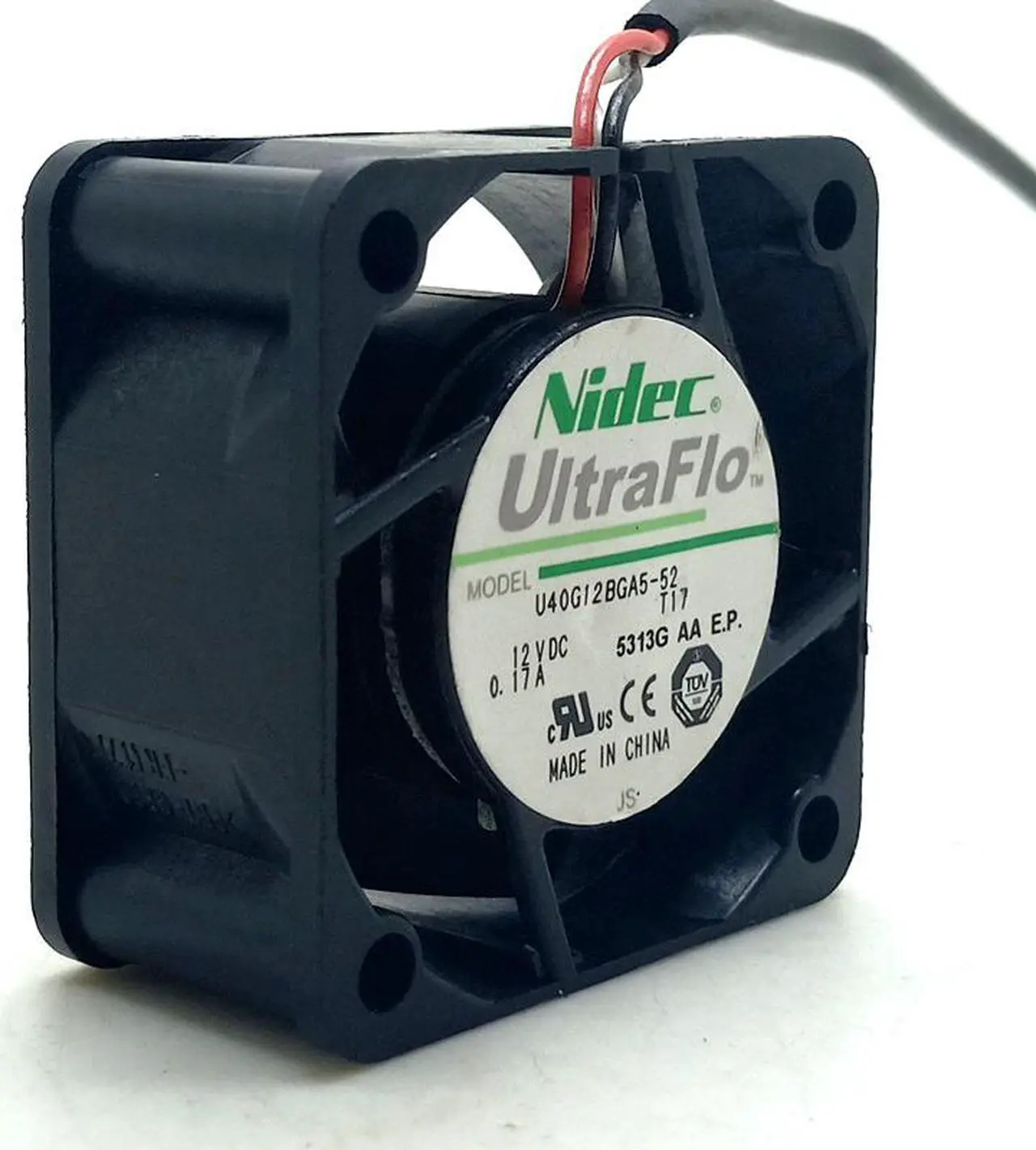 NIDEC 4020 U40G12BGA5-52 12V Computer CPU Box Fan 4cm Double Ball Speed ...