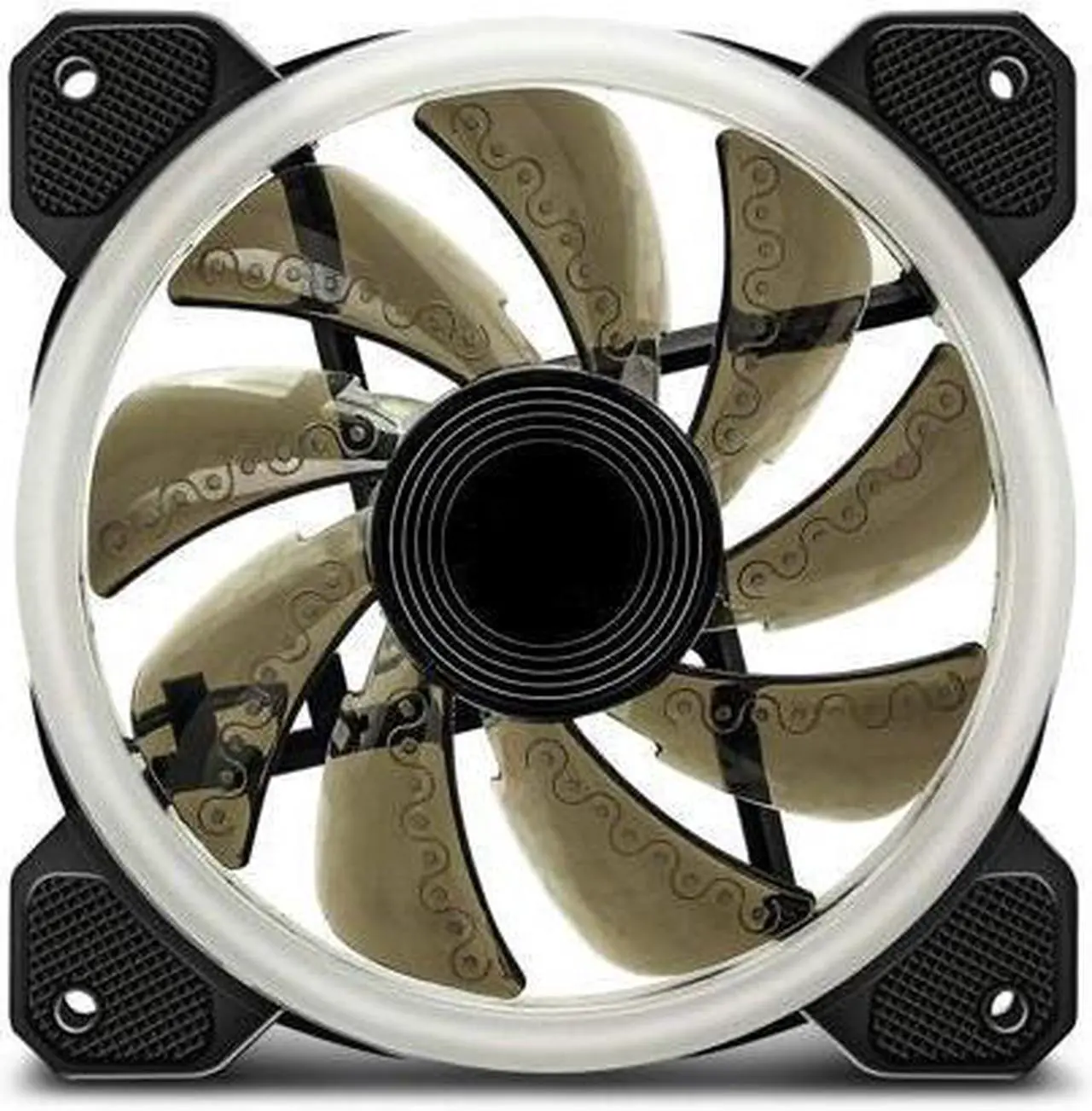 Aurora 1-Pack DR12 Case Fan RGB LED 120mm High Performance High Airflow ...