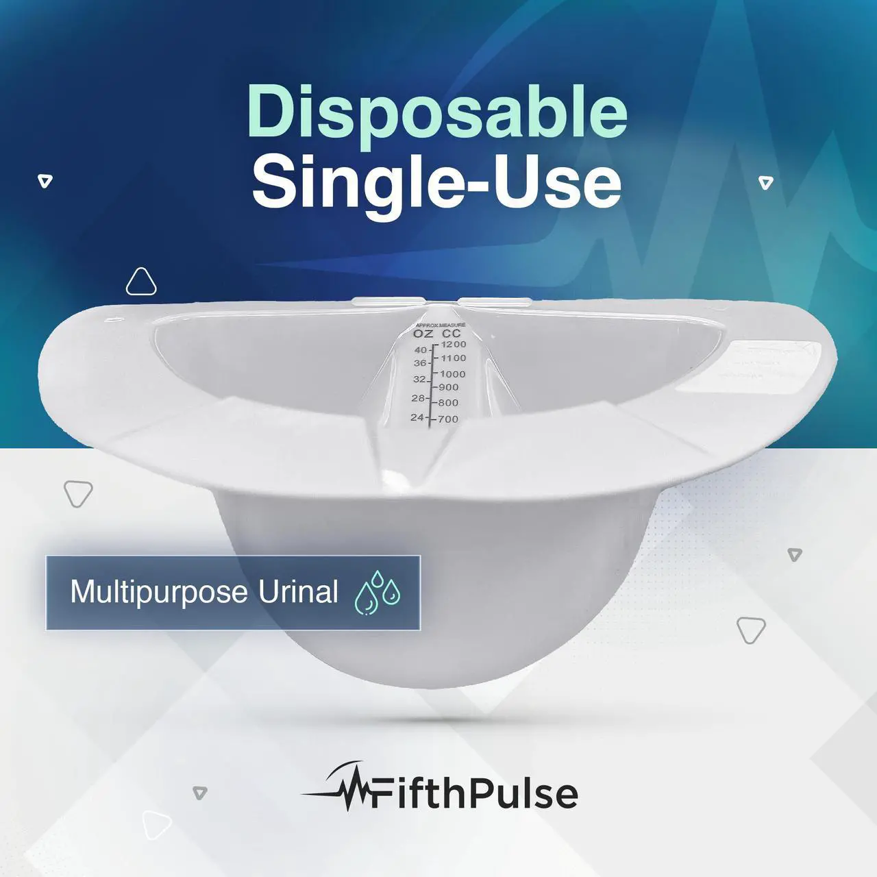 FifthPulse Graduated Specimen Pan Collector, Universal Fit All Design ...