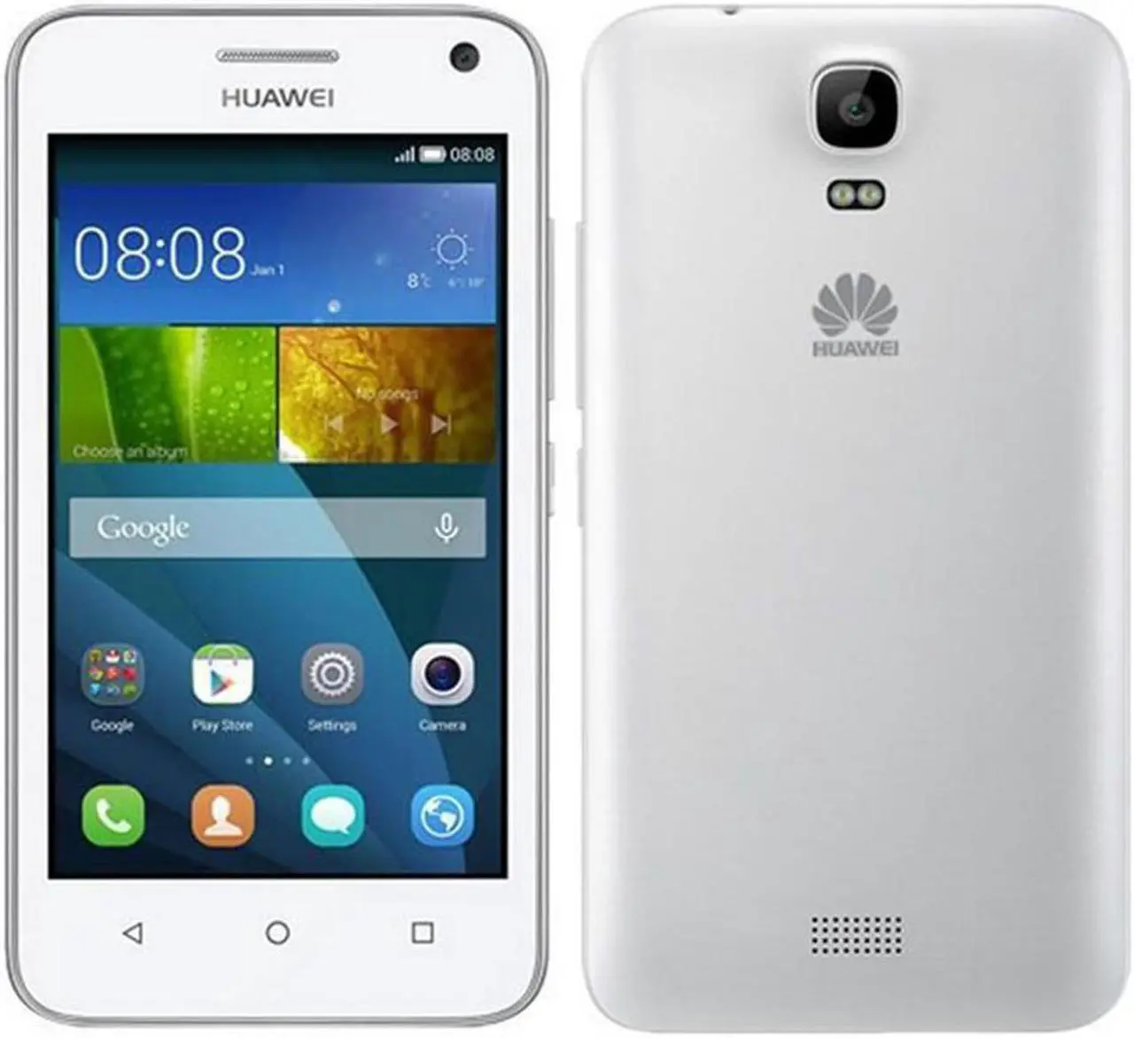 Huawei Y560 Y560-L03 8GB GSM Unlocked Phone - White - Newegg.com