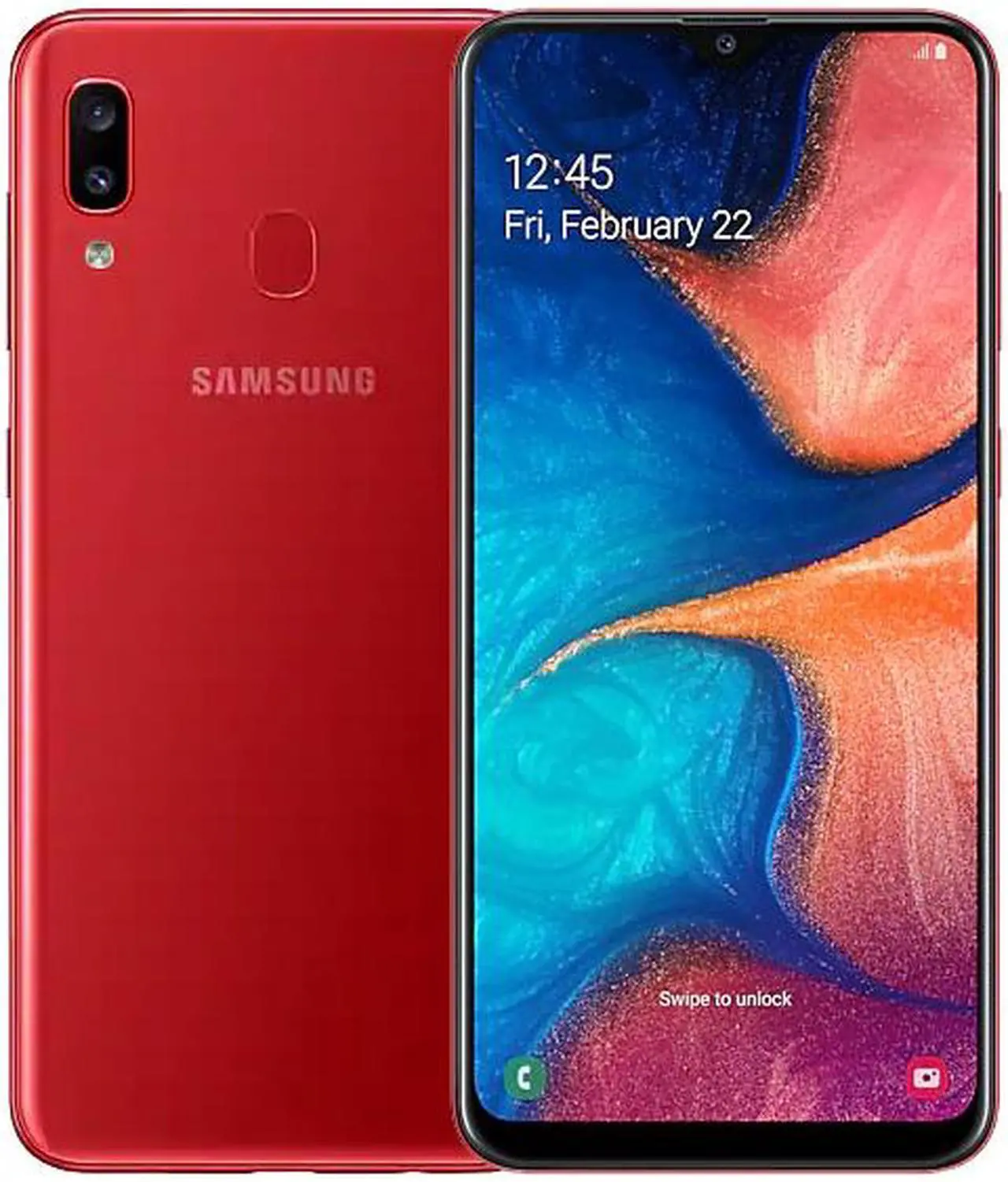 Samsung Galaxy A20 A205G 32GB Dual Sim Unlocked GSM Phone w/ Dual 13MP ...