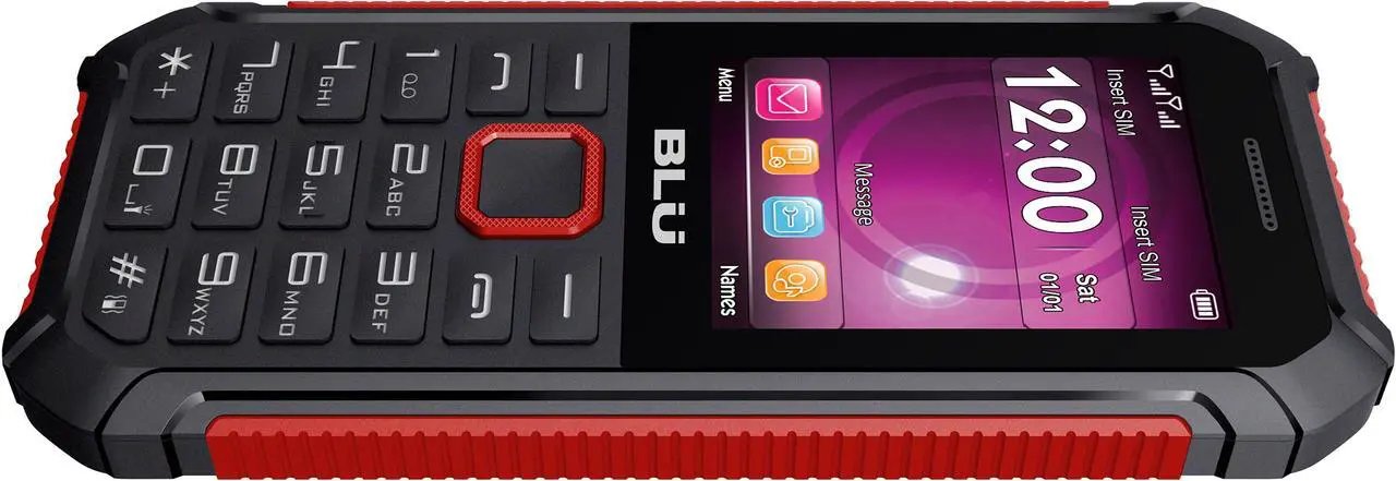 BLU Tank Extreme 2.4 T450X Unlocked GSM Dual-SIM Phone w/ IP65 ...