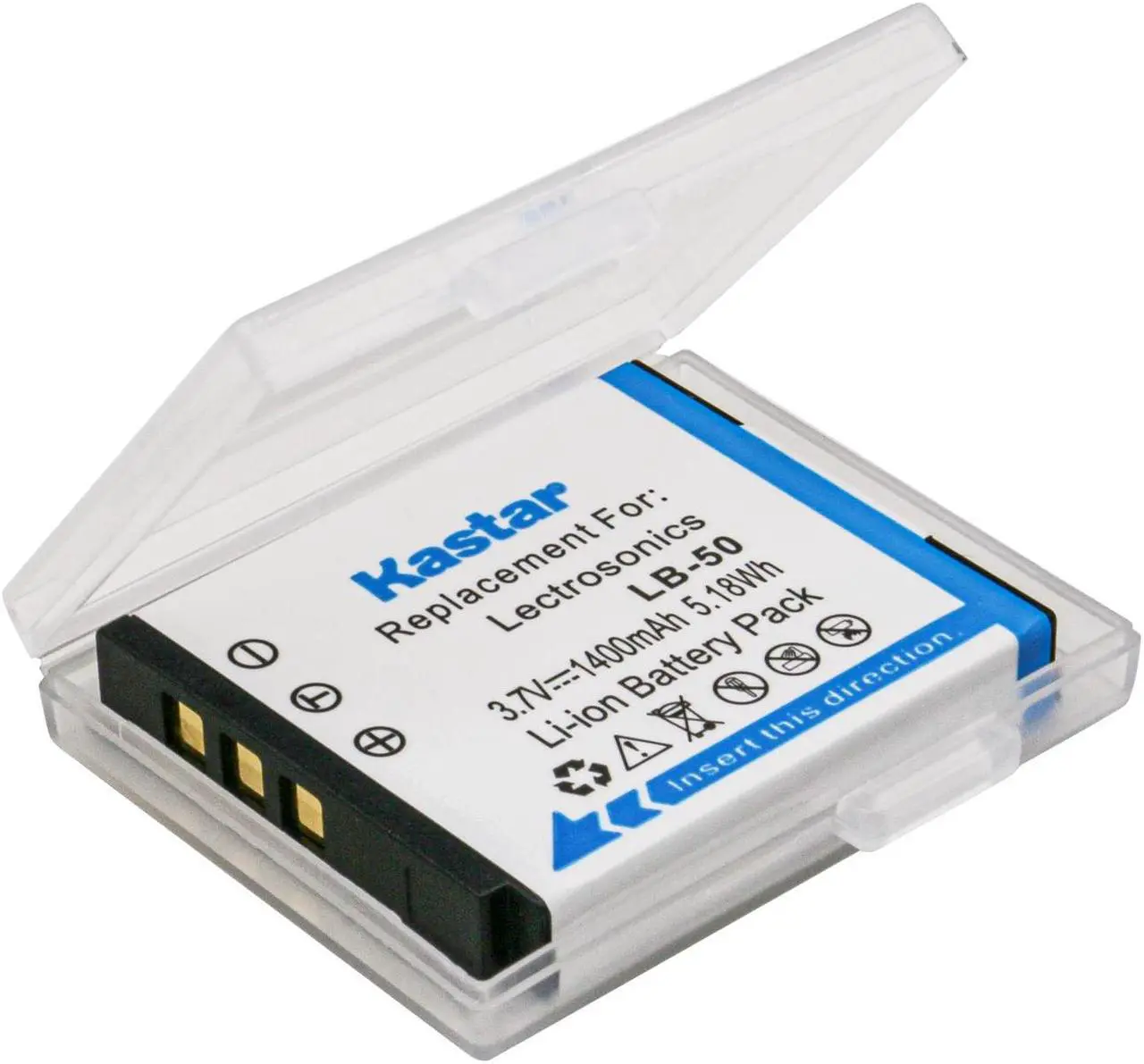 Kastar 2-Pack Battery Replacement for Lectrosonics LB-50 Battery ...