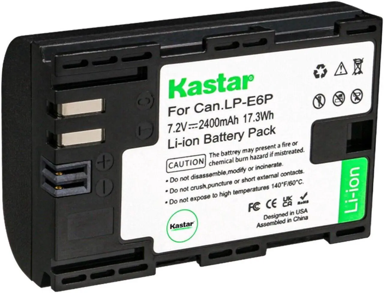 Kastar 1-Pack LP-E6P Rechargeable High-amperage Lithium-ion Battery ...