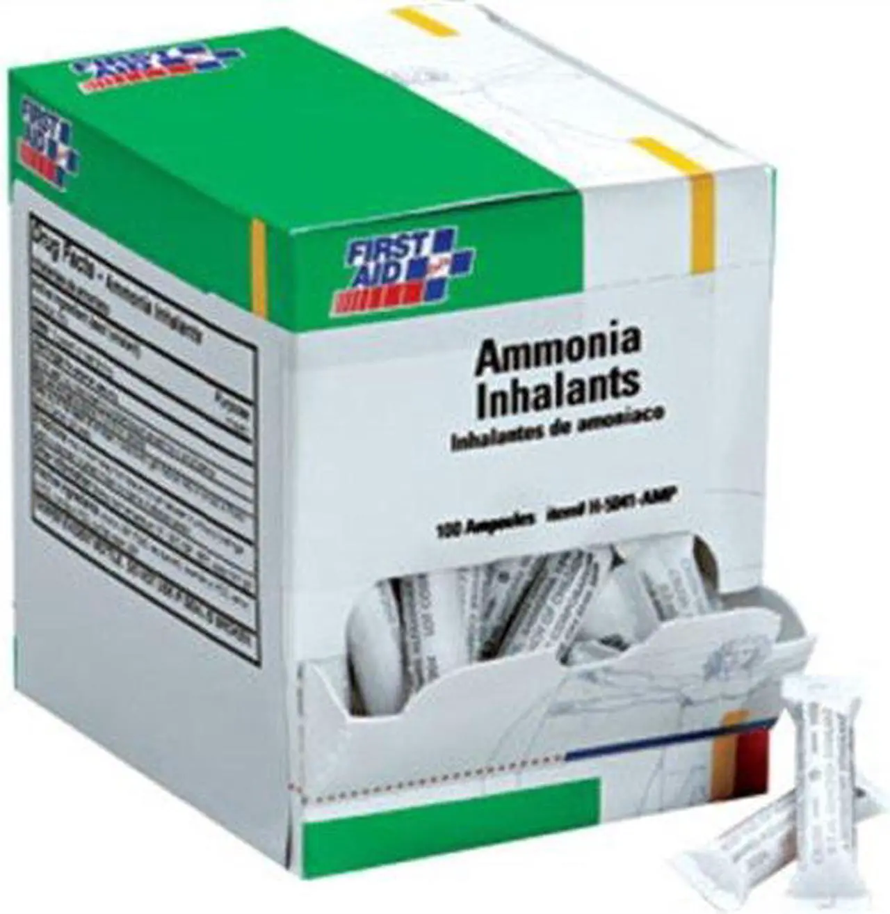 First Aid Only H5041-AMP Ammonia Inhalant Ampoules, 100 Per Box - 2 Pack - Newegg.com
