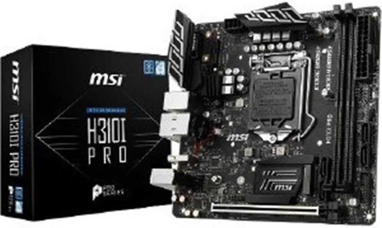 MSI H310I PRO Desktop Motherboard - Intel Chipset - Socket H4 LGA-1151 ...