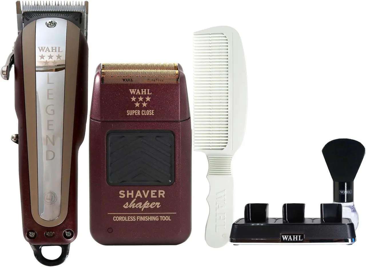 Wahl Professional 5-Star Rechargeable Shaver/Shaper #8061-100 with 5 ...