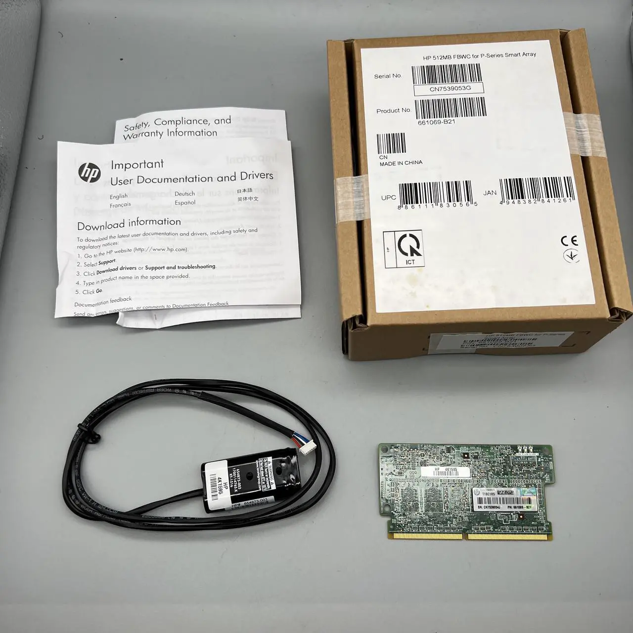 HP 661069-B21 512MB P-series Smart Array Flash Backed Write Cache ...