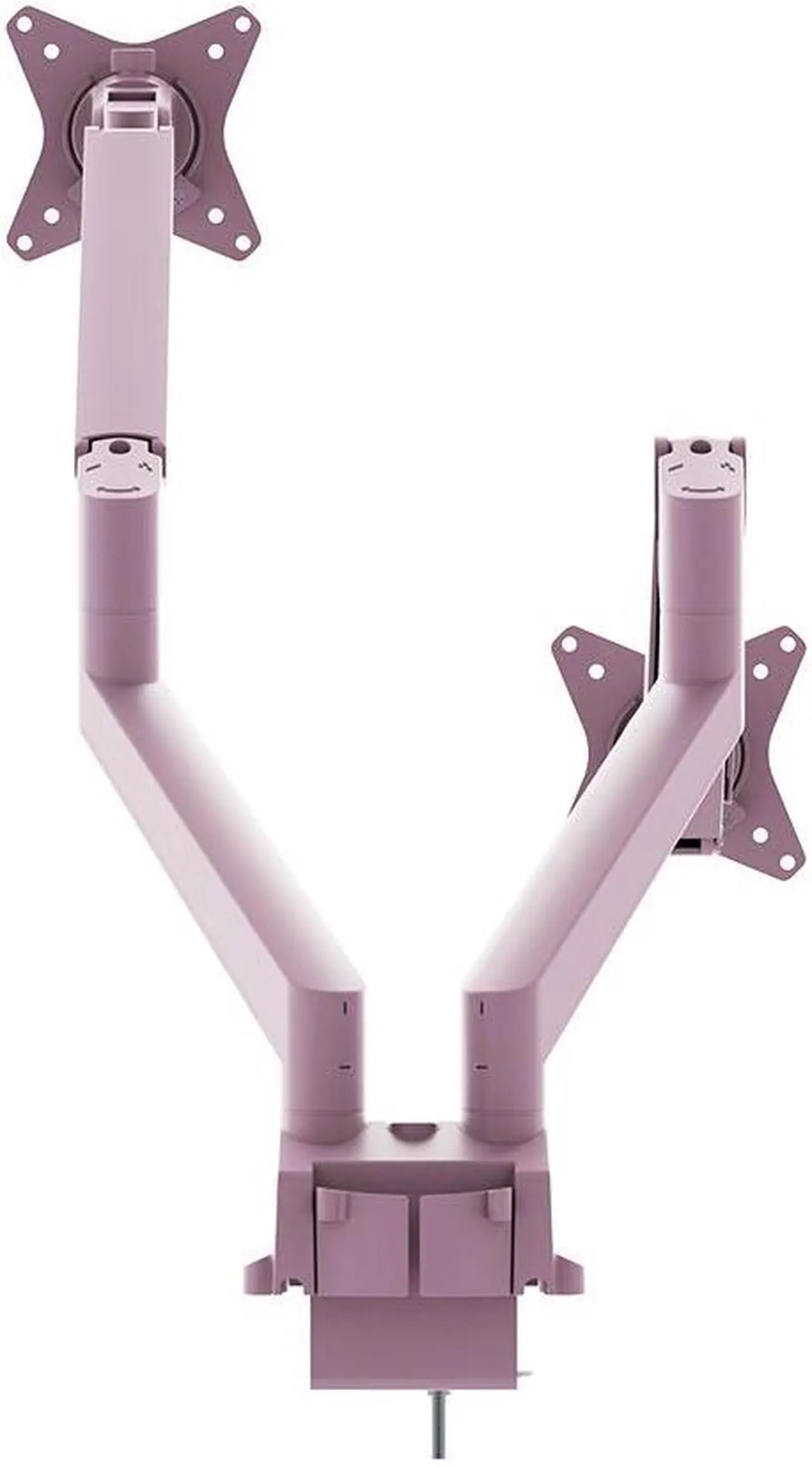 Pixio PS1D Wave Pink Dual Monitor Arm Stand Desk Mount - Fits up to 32 ...