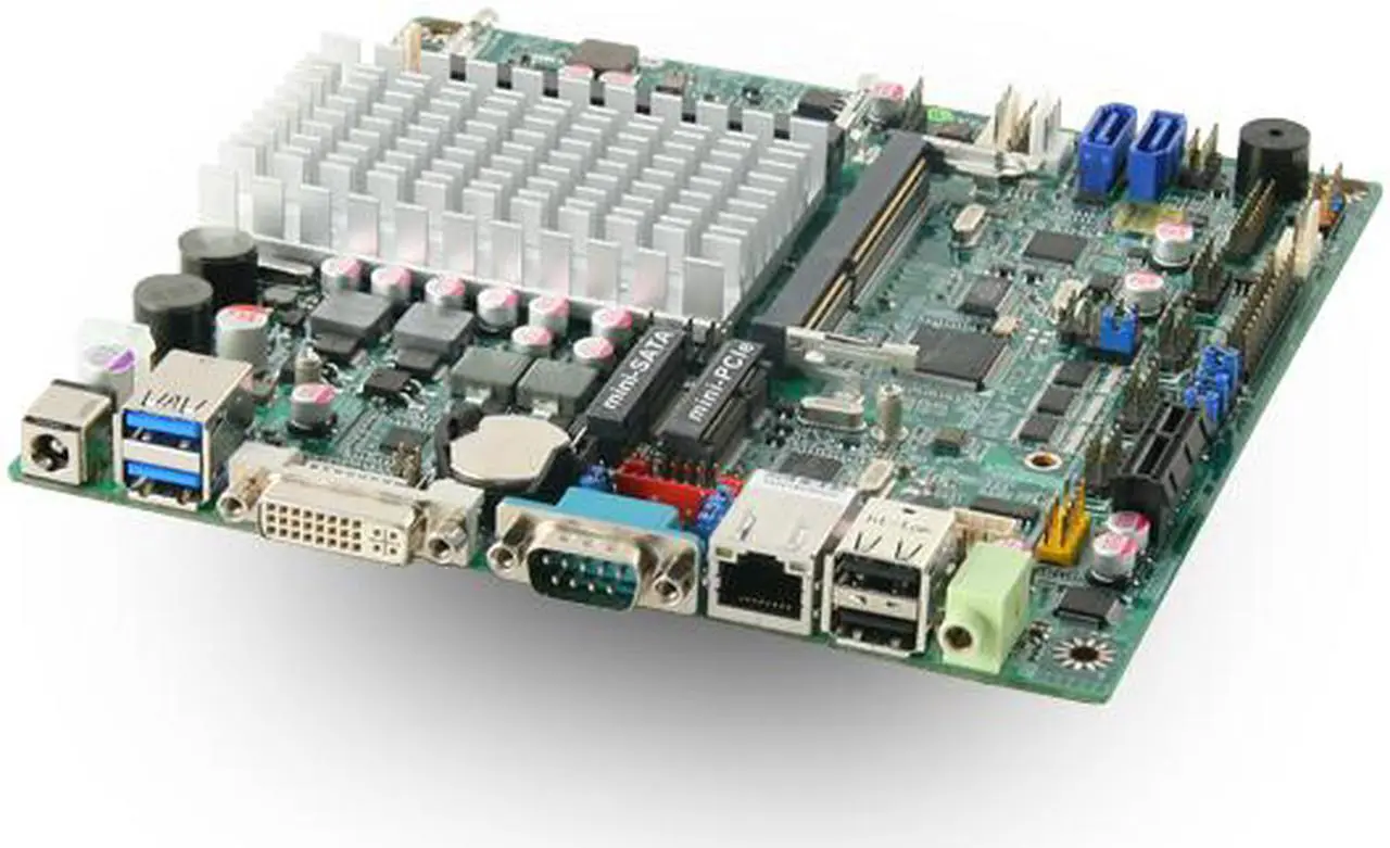 JetWay NF9M-3827 Intel Atom E3827 Dual-Core 1.75GHz Thin Mini-ITX Motherboard/CPU/VGA Combo ...