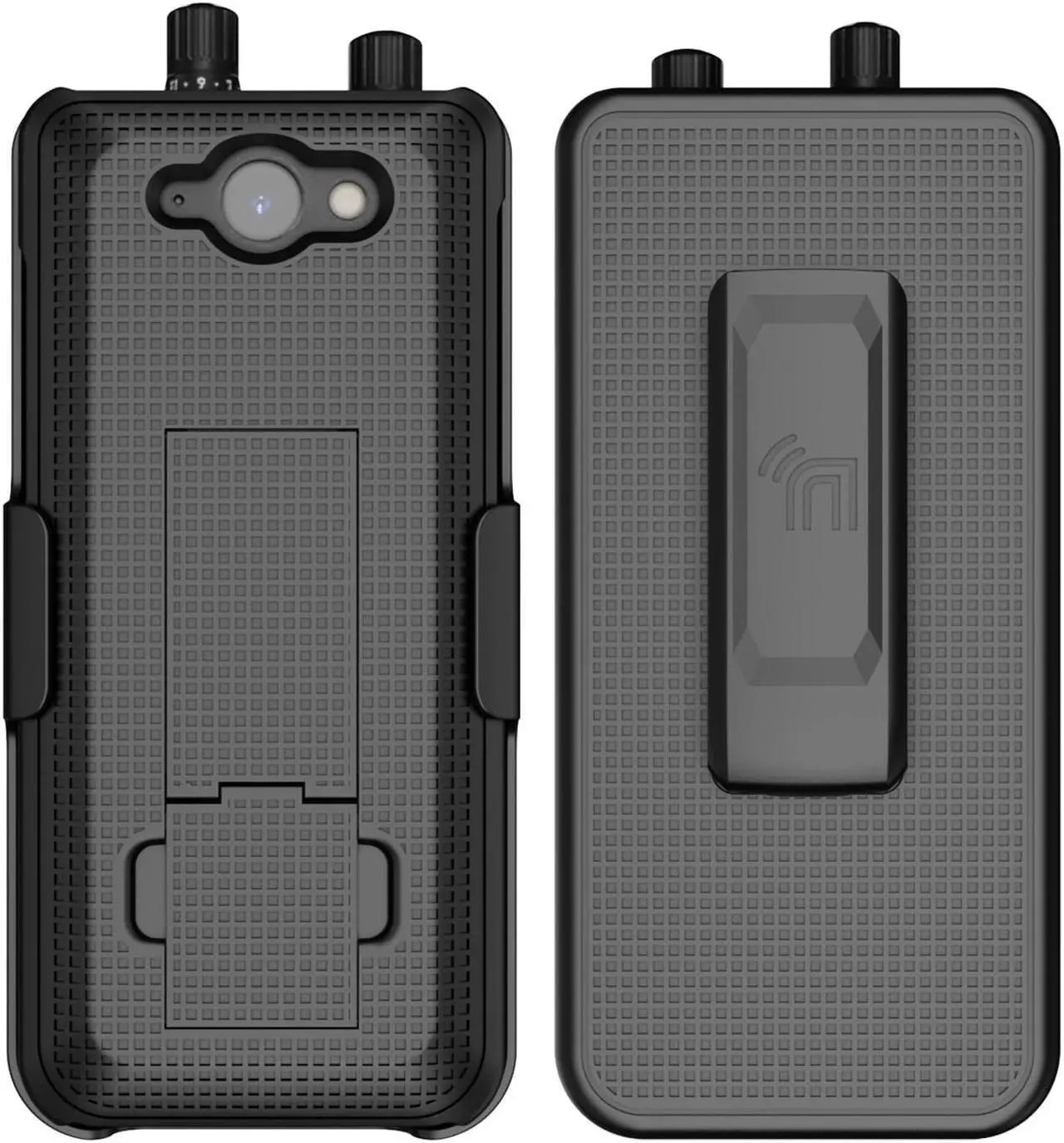 Black Hard Case Cover and Belt Clip Holster for Motorola RAZR 2023 (aka ...