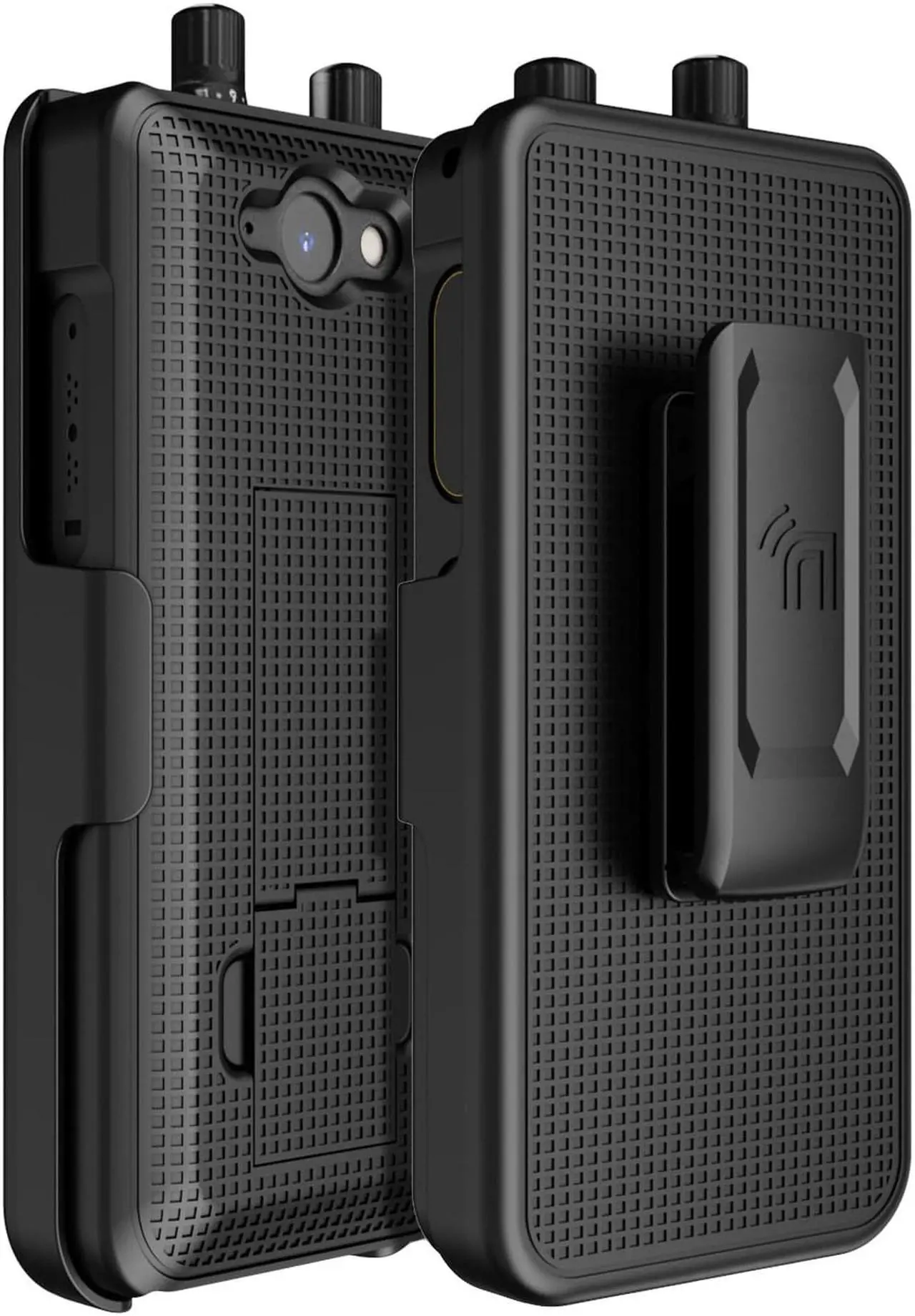 Black Hard Case Cover and Belt Clip Holster for Motorola RAZR 2023 (aka ...