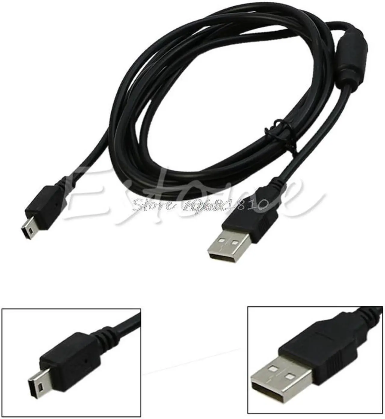 1.8M For Sony PS3 Controller Charger Cable Wireless Move PDA USB ...