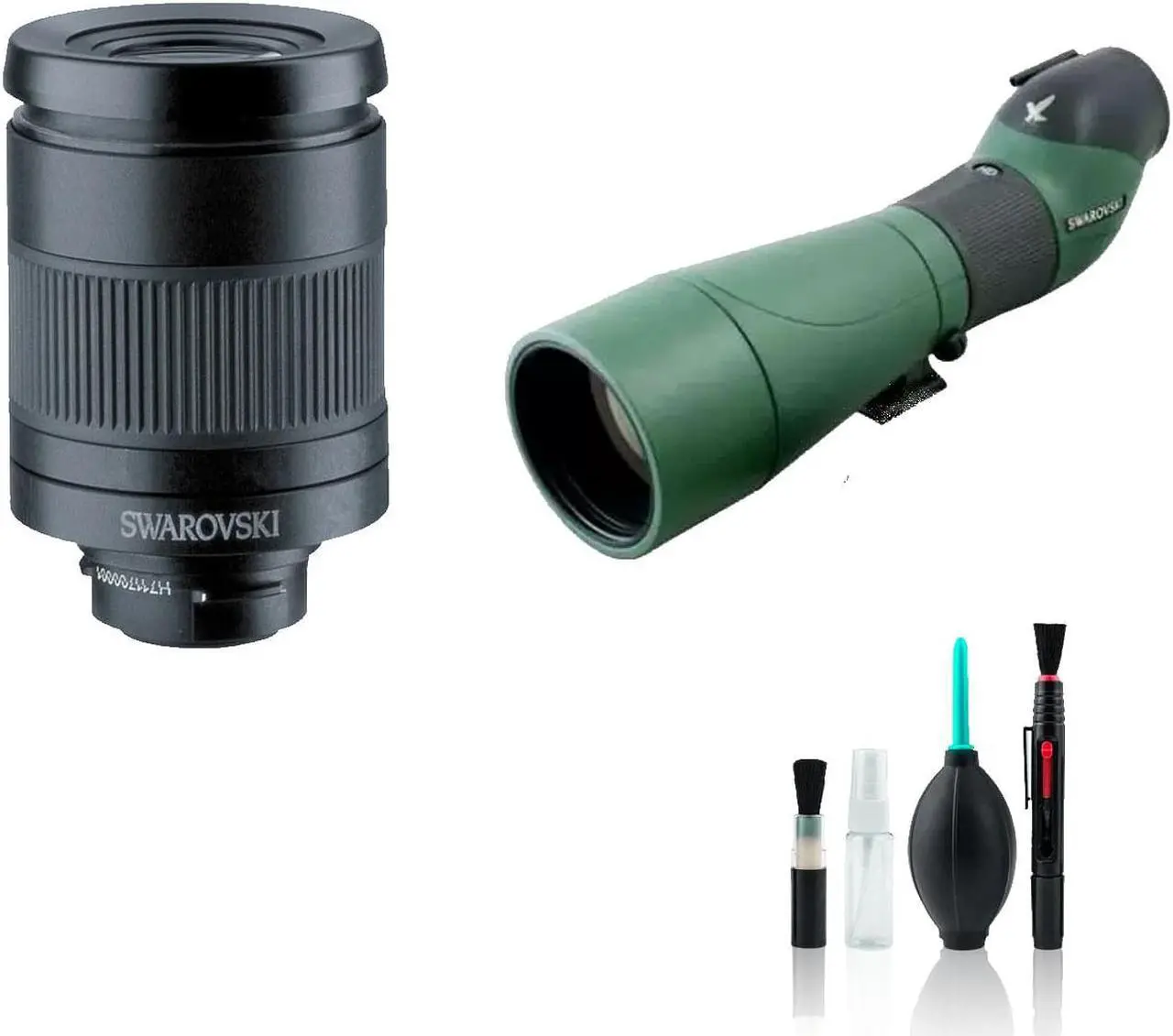 Swarovski 25-50x W Wide-Angle Zoom Eyepiece and STS-80 HD 80mm Spotting ...