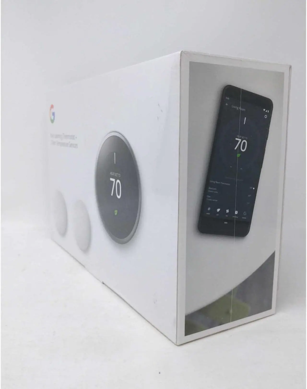 Nest Smart Learning Wi-Fi Programmable Thermostat, 3rd Gen, Stainless ...