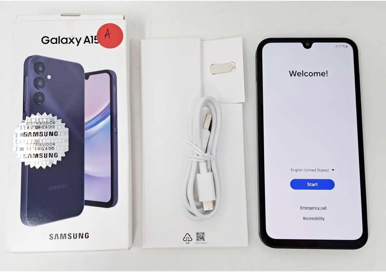 Used - Like New: Samsung Galaxy A15 4G 128GB SM-A155M/DSN Factory ...