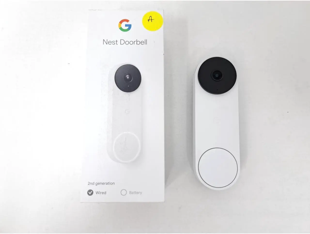 Used - Like New: Grade A Google Nest Doorbell 2nd Generation GA02767-US ...