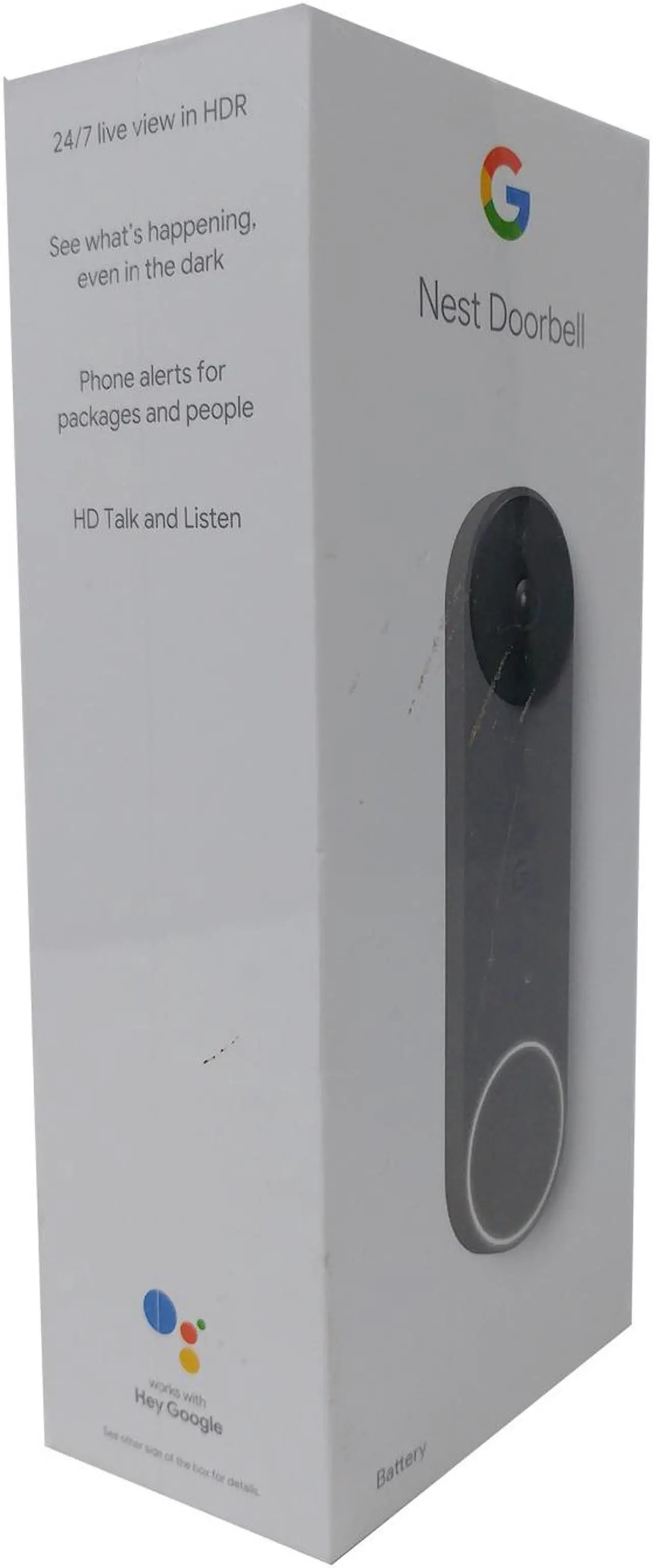 Google Nest Video doorbell Battery GA02076-US - ASH - Newegg.com