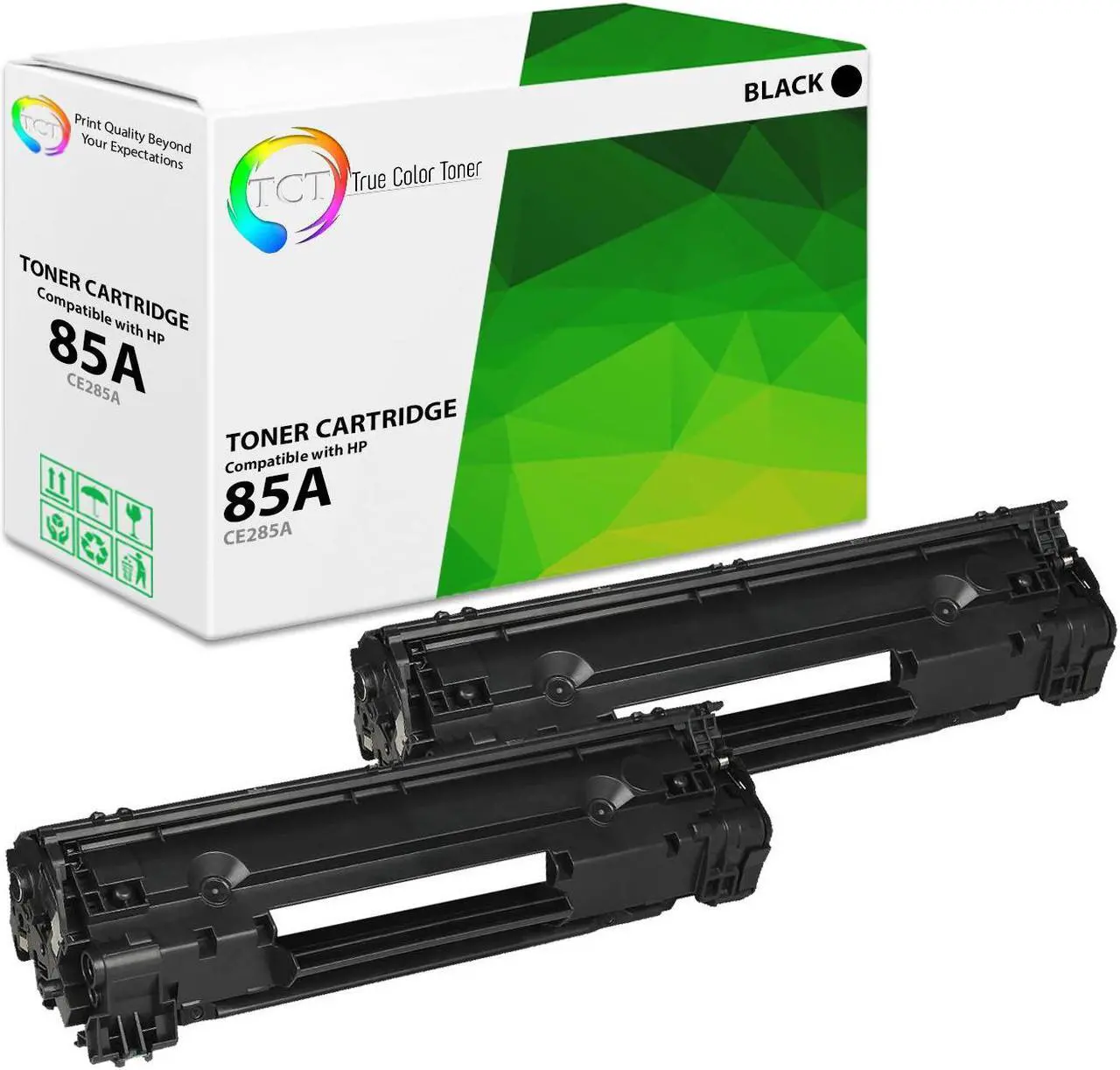 True Color Toner 85A Toner Cartridge 2 Pack - Premium Compatible ...