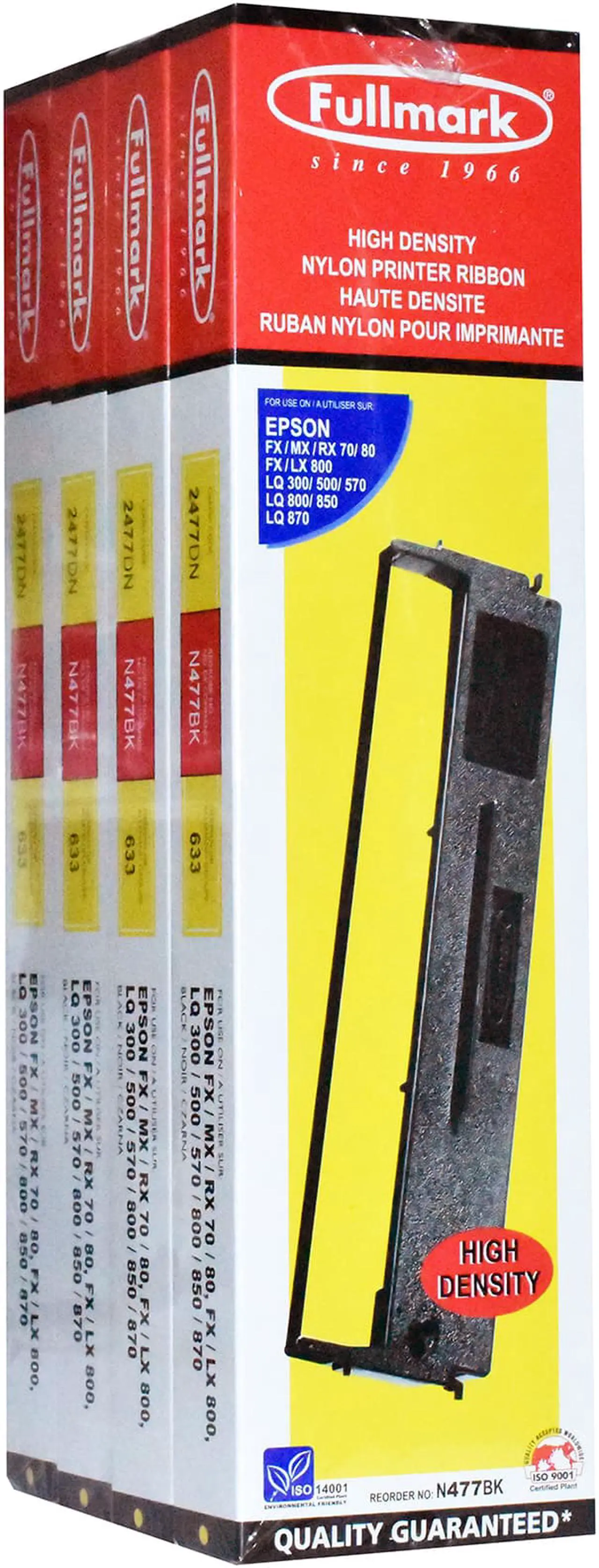 Fullmark N477BK High Density Nylon Printer Ribbon compatible ...
