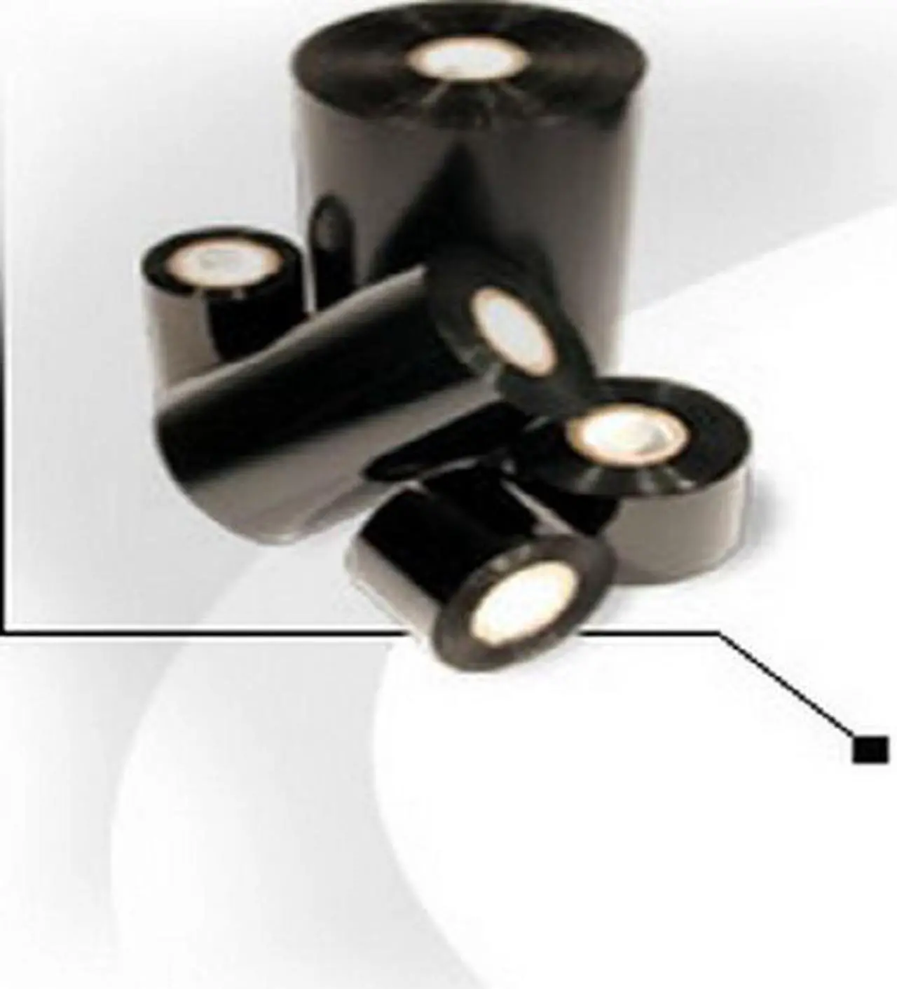 DNP R300 General Purpose Resin Black Thermal Barcode Ribbons (3.5 IN. X ...