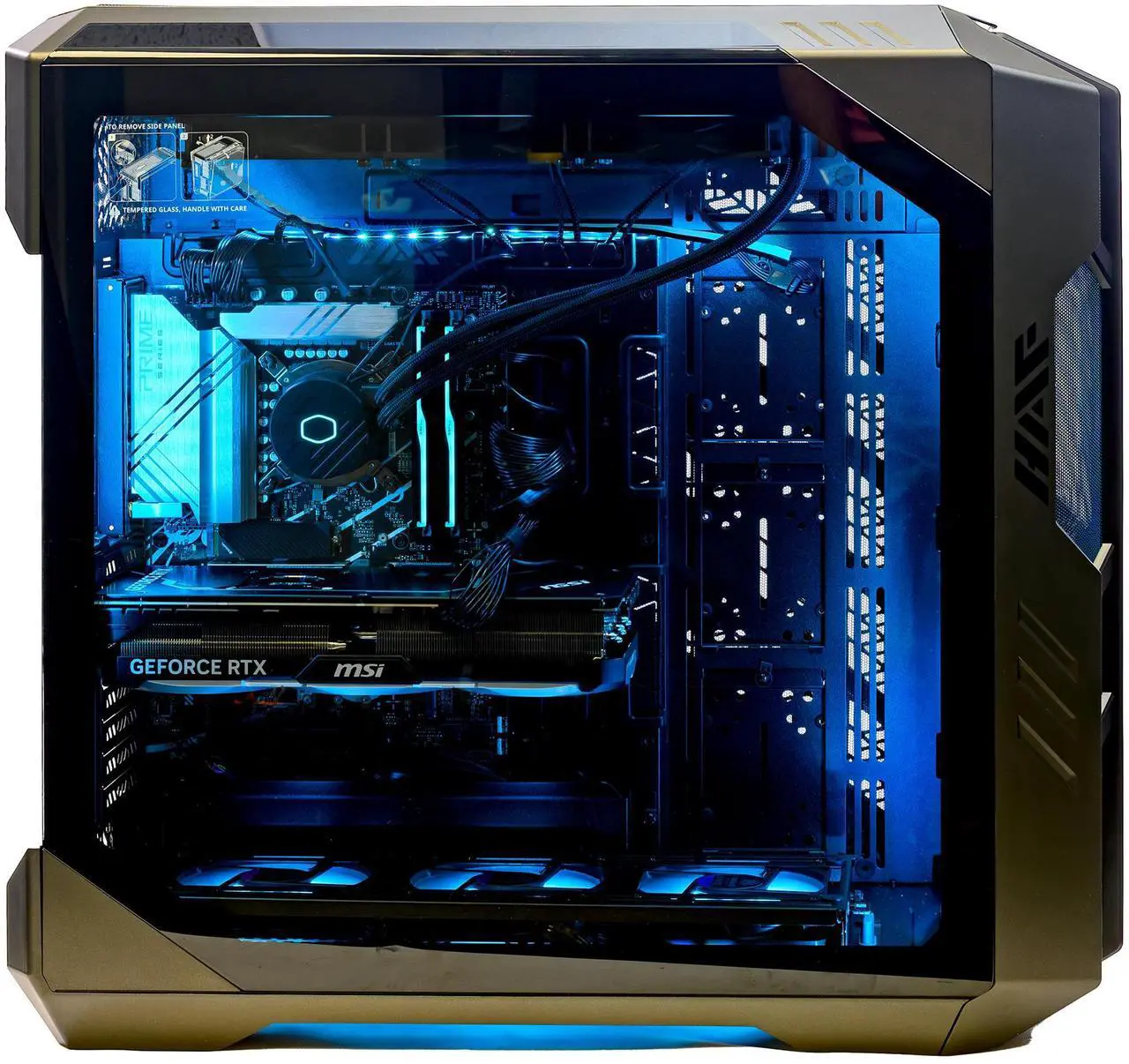 Arsenal CoolerMaster HAF 700 - AMD Ryzen 7-9800X3D 16 core 4.7GHz - AMD ...